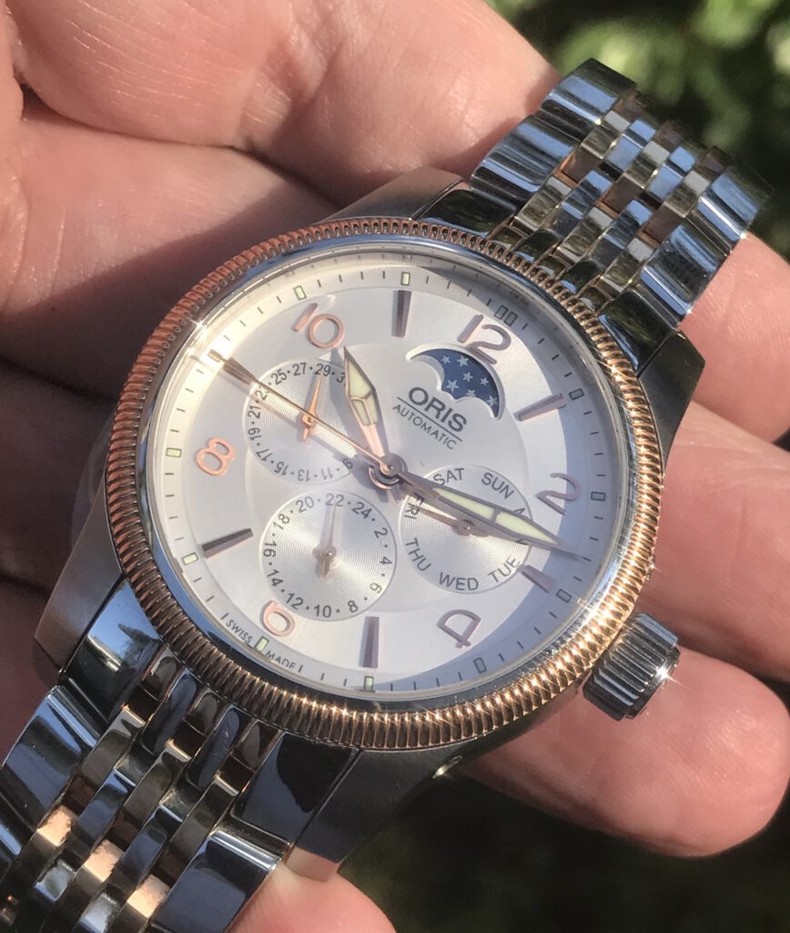 Oris Big Crown Complication Swiss Automatic 40mm Moon Phase Two-Tone ...