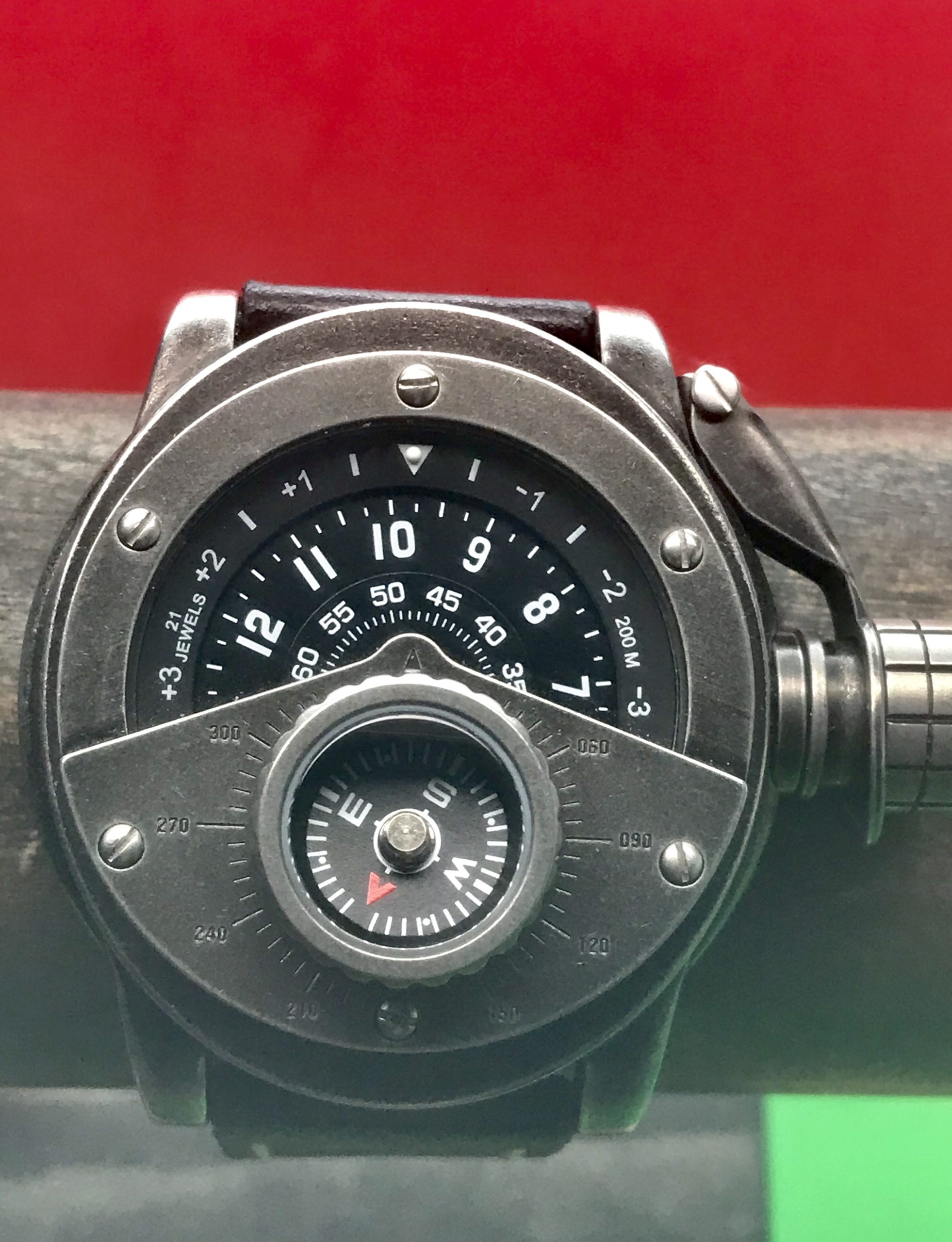 Retrowerk German Diver R-013 Swiss ETA 2824 Automatic 46mm With Compass ...