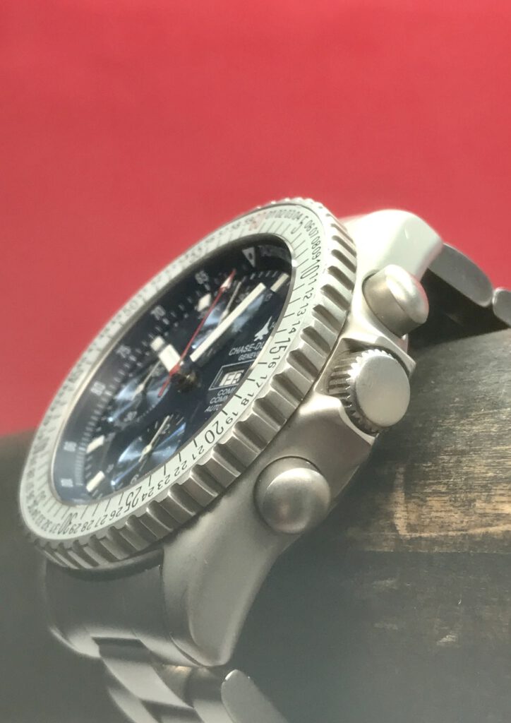 Chase-Durer Combat Command Blue Swiss Valjoux 7750 Automatic Stainless ...