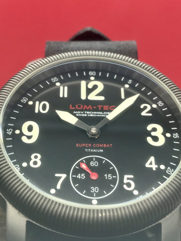 Lum-Tec Super Combat B2 Swiss Mechanical ETA 6498-1 Movement 45mm ...