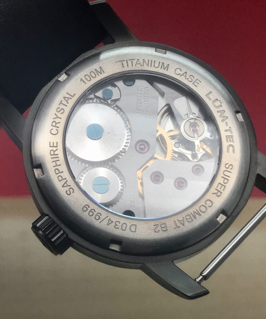Lum-Tec Super Combat B2 Swiss Mechanical ETA 6498-1 Movement 45mm ...