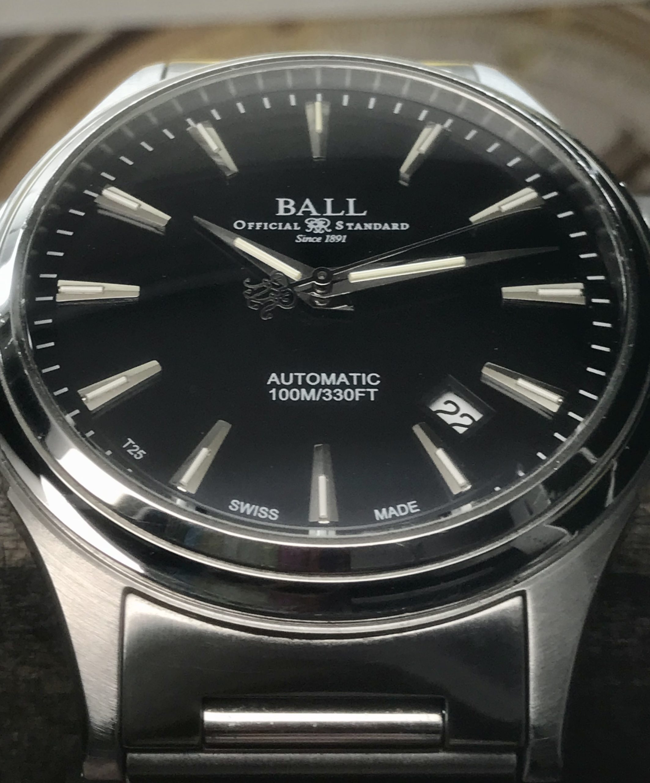 BALL Fireman Victory Black Dial Swiss Automatic 40mm Stainless Steel ...