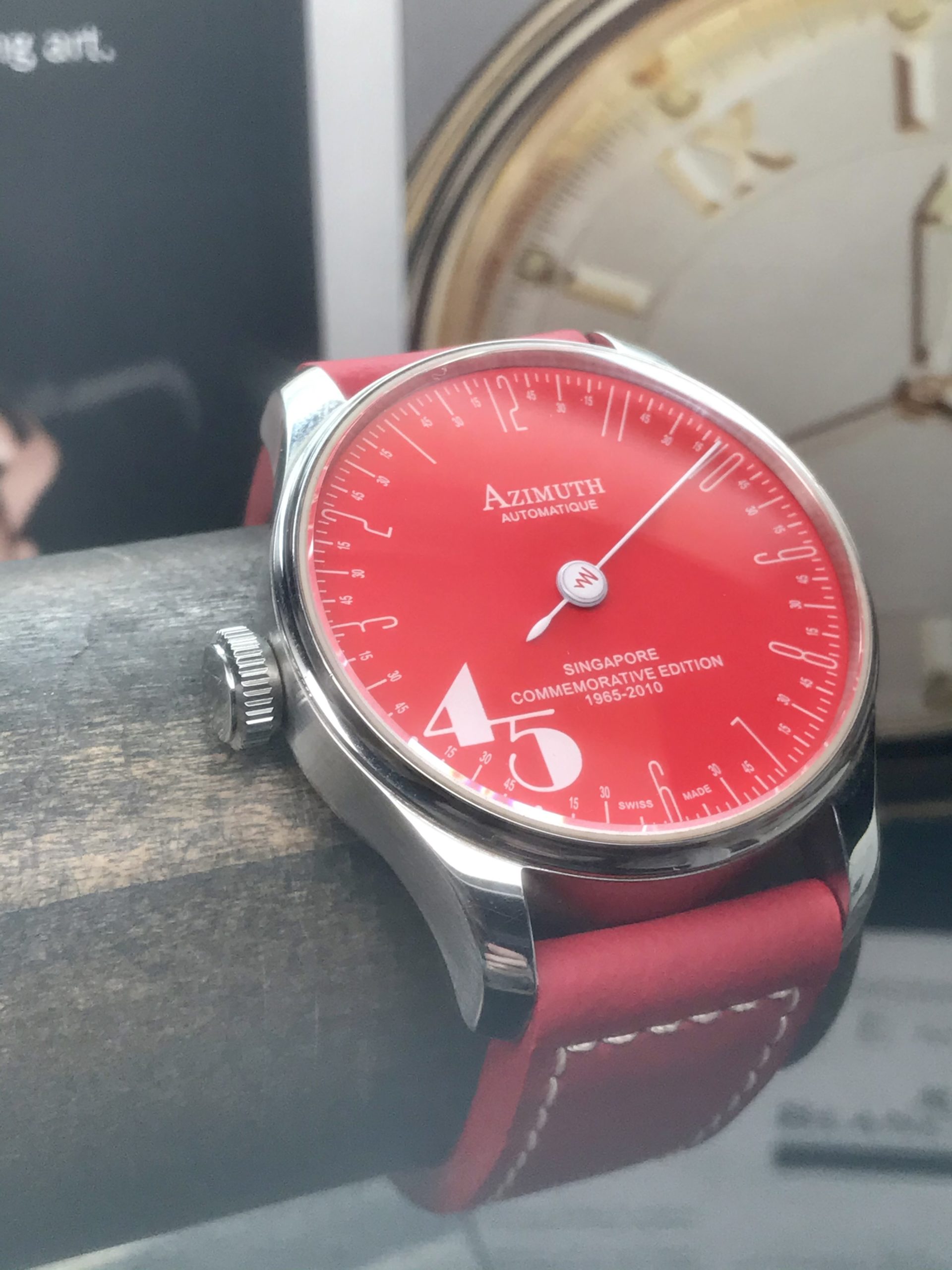 Azimuth Back In Time Singapore Commemorative Limited Edition Swiss ...