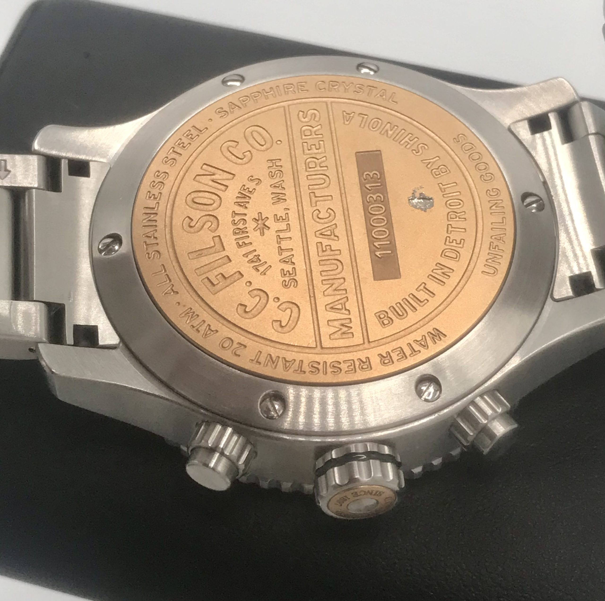 Shinola Filson Mackinaw Field Chronograph 43mm Built In Detroit ...