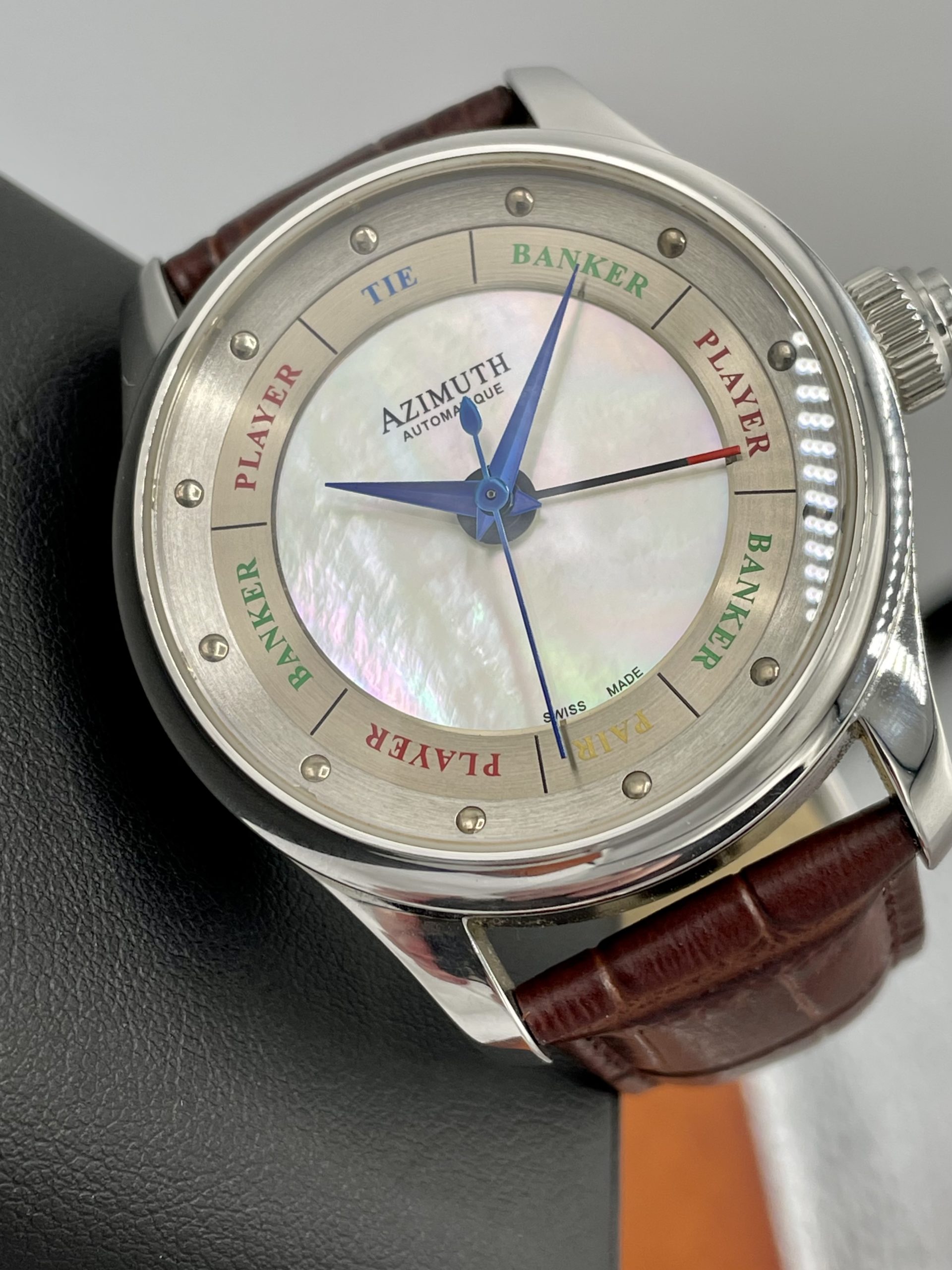 Azimuth Grand Baccarat Limited Edition Swiss Automatic Mother Of Pearl ...