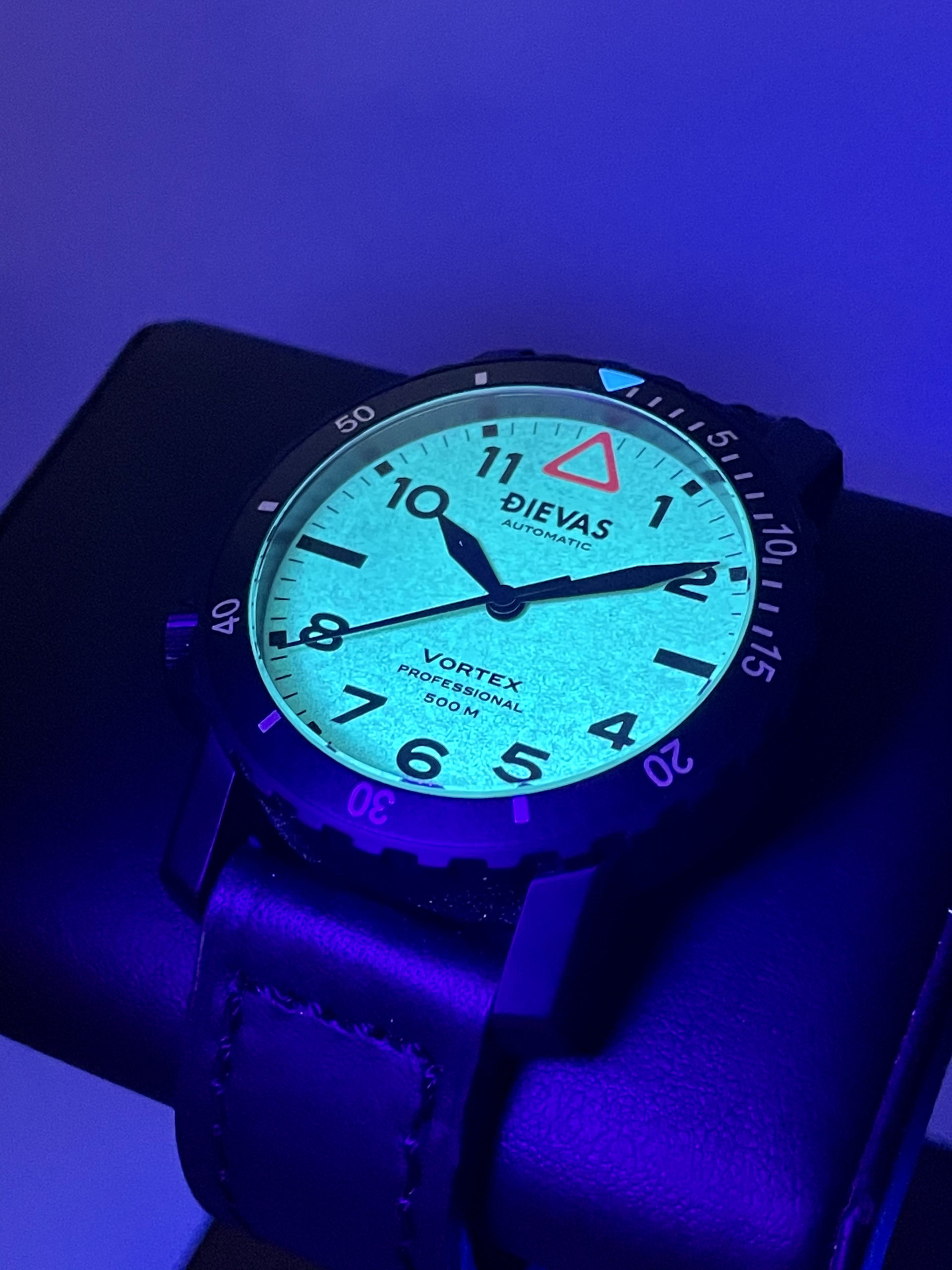 Dievas Vortex Titanium Tactical 500m Diver Full Lume Swiss Automatic ...