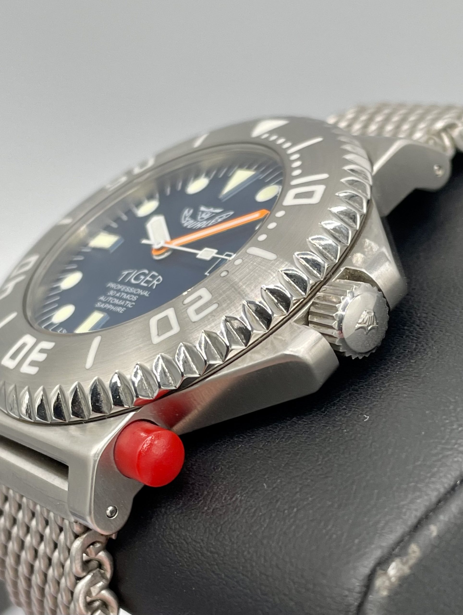 Squale Tiger 30 ATMOS Limited Edition Blue Dial Swiss Automatic ETA ...
