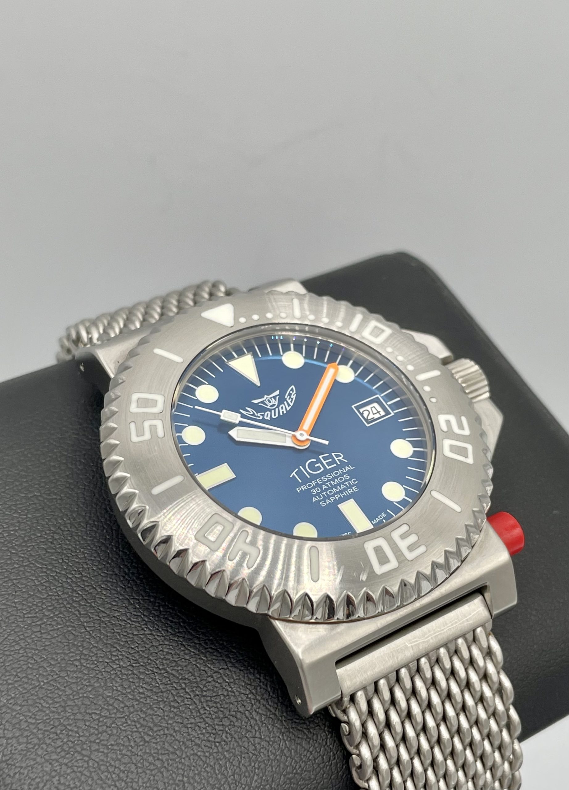 Squale Tiger 30 ATMOS Limited Edition Blue Dial Swiss Automatic ETA ...