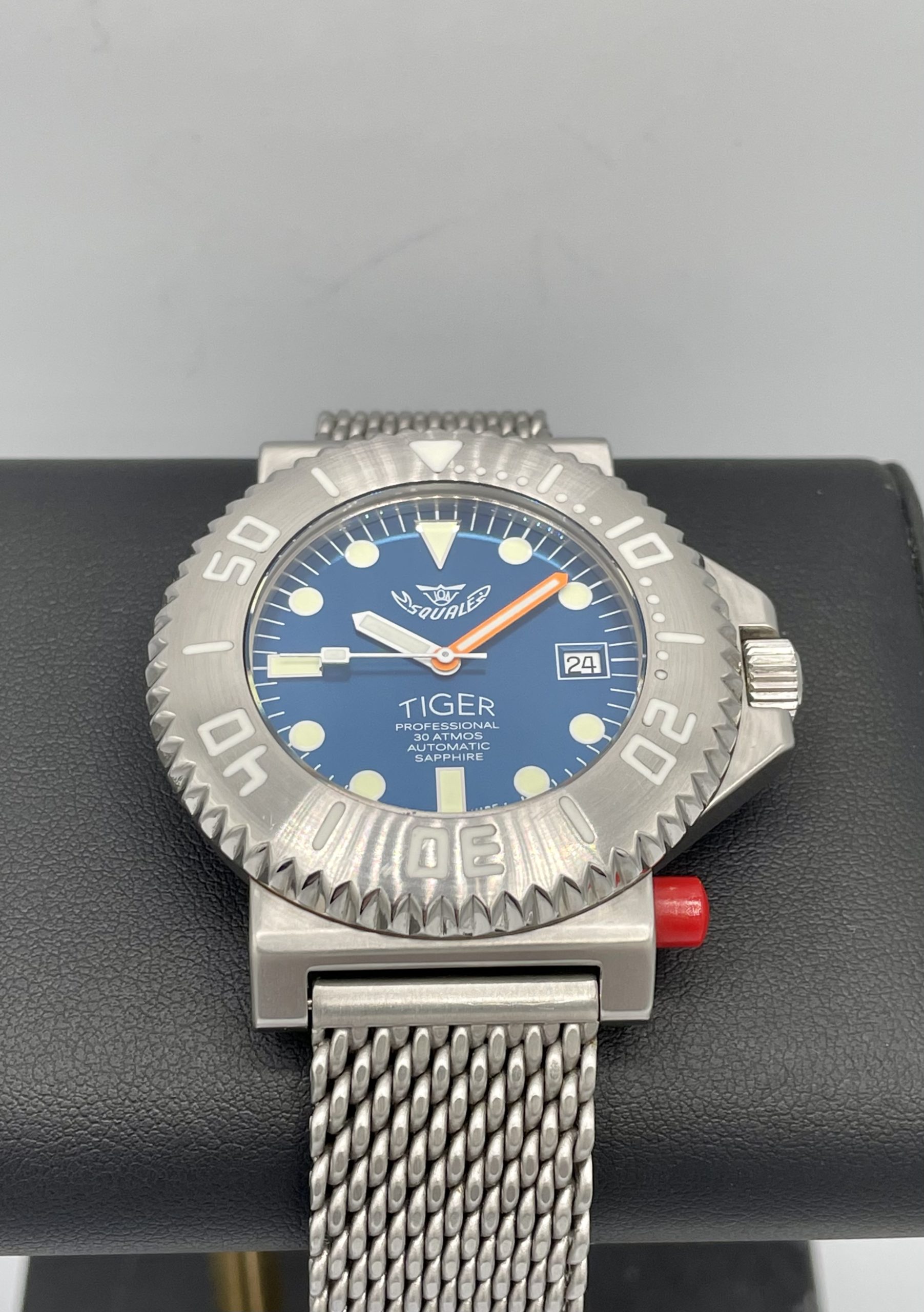 Squale Tiger 30 ATMOS Limited Edition Blue Dial Swiss Automatic ETA ...