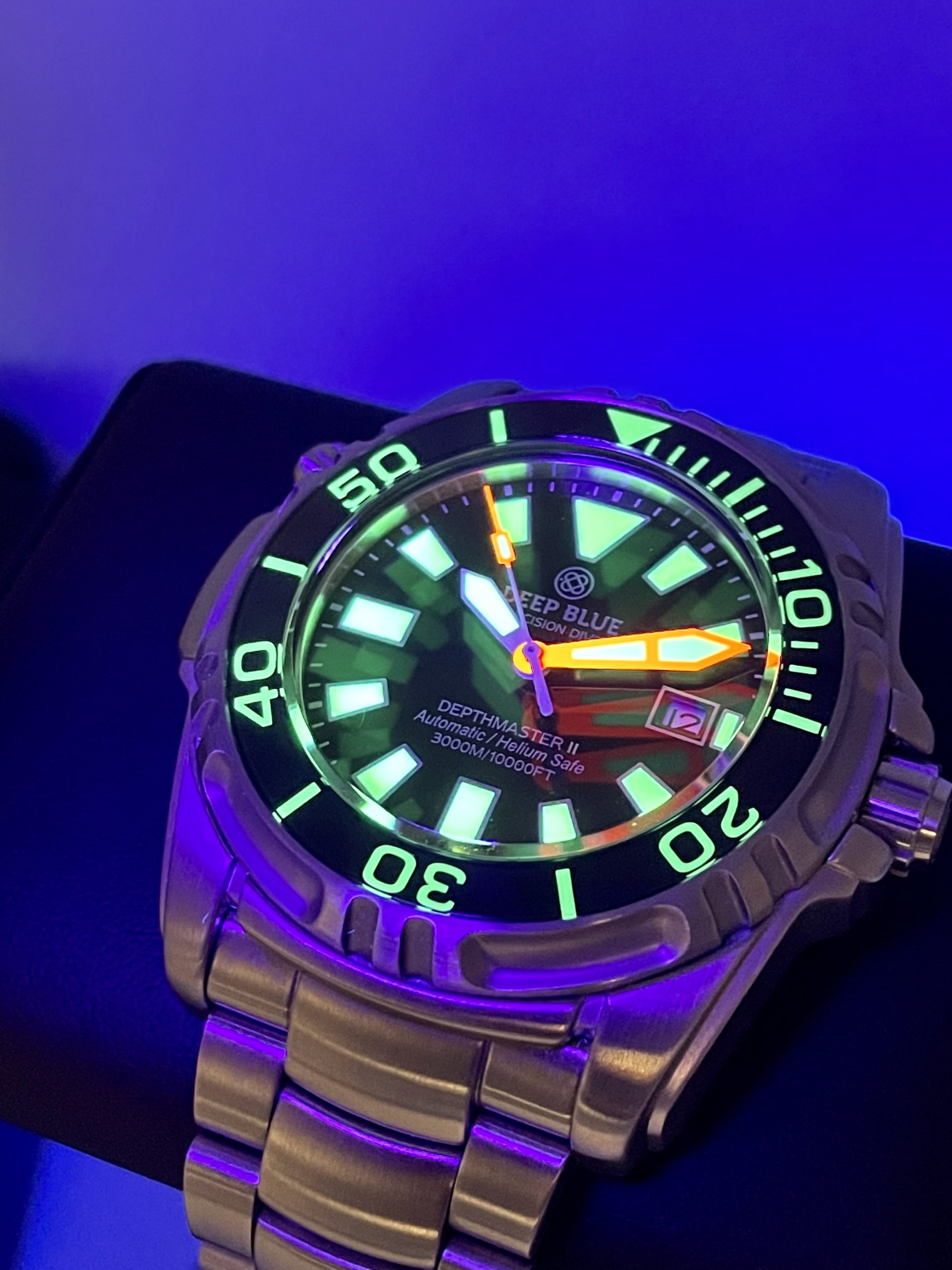 DEEP BLUE DEPTHMASTER II 3000M LIMITED EDITION DIVER 49MM AUTOMATIC ...