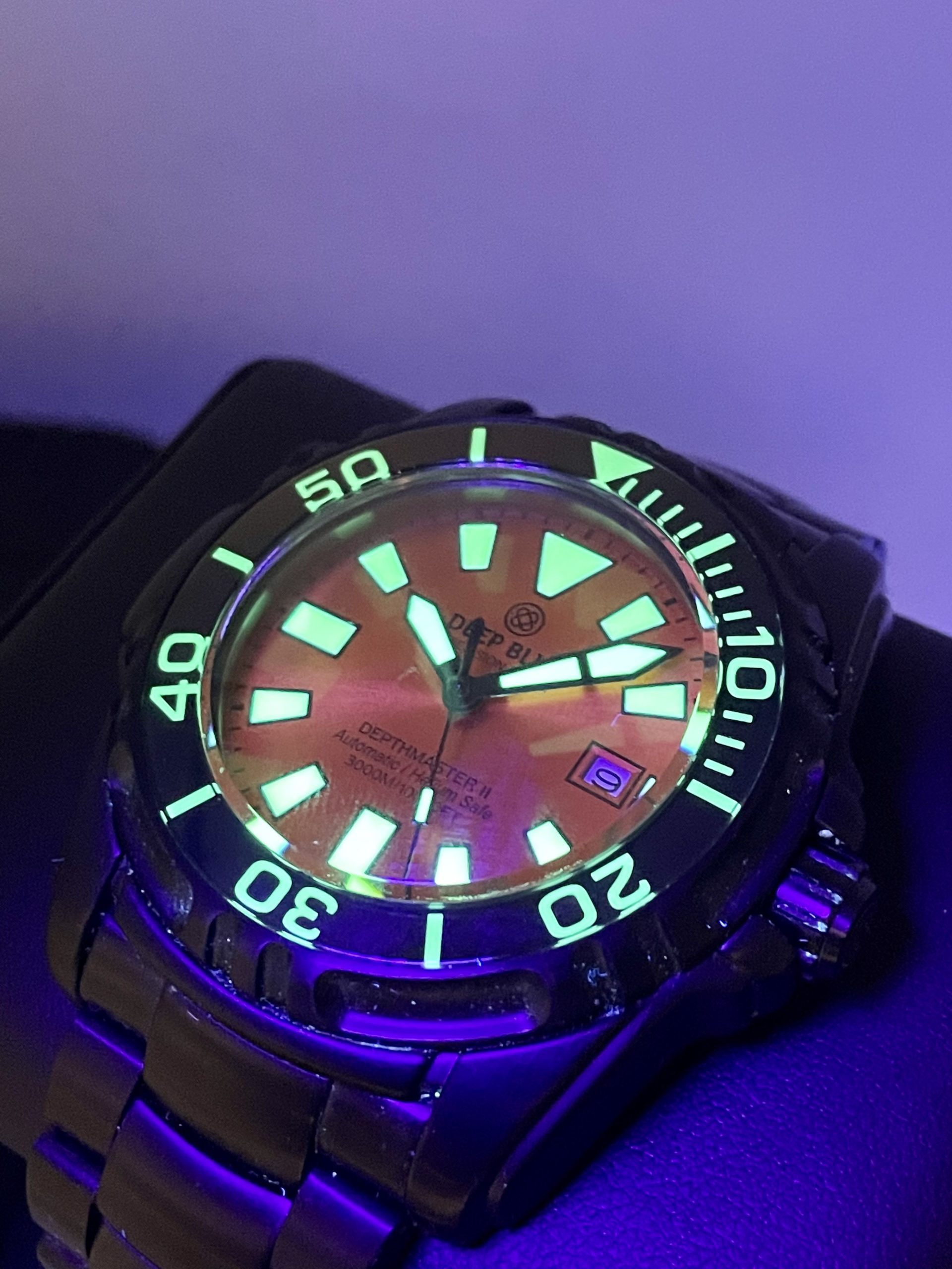 DEEP BLUE DEPTHMASTER II 3000M LIMITED EDITION DIVER 49MM AUTOMATIC ...
