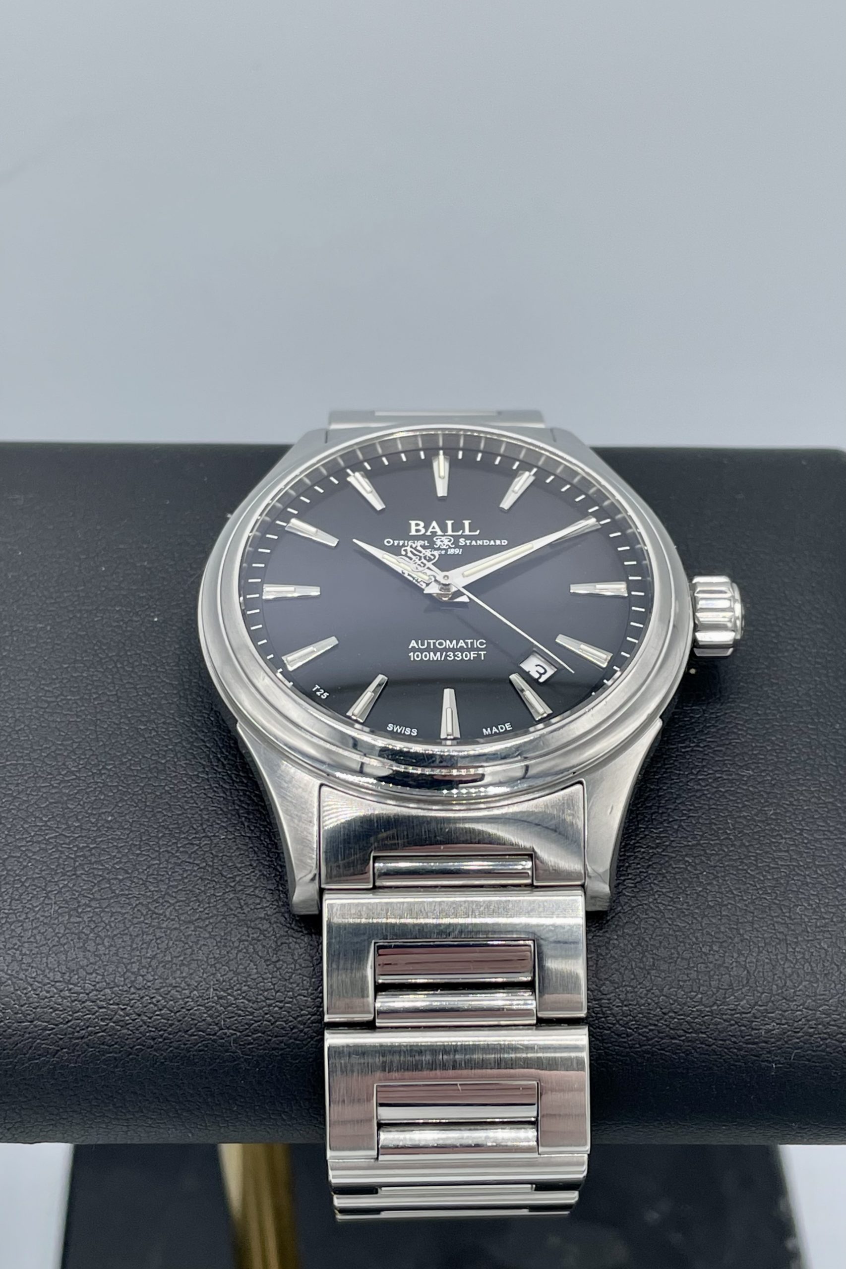 BALL Fireman Victory Black Dial Swiss Automatic 40mm Stainless Steel ...