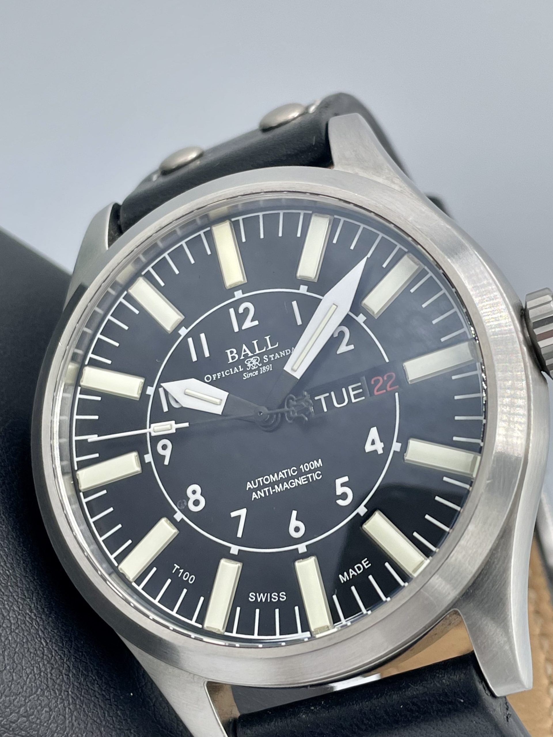 BALL Engineer Master II Aviator Swiss Automatic 46mm Stainless Steel ...