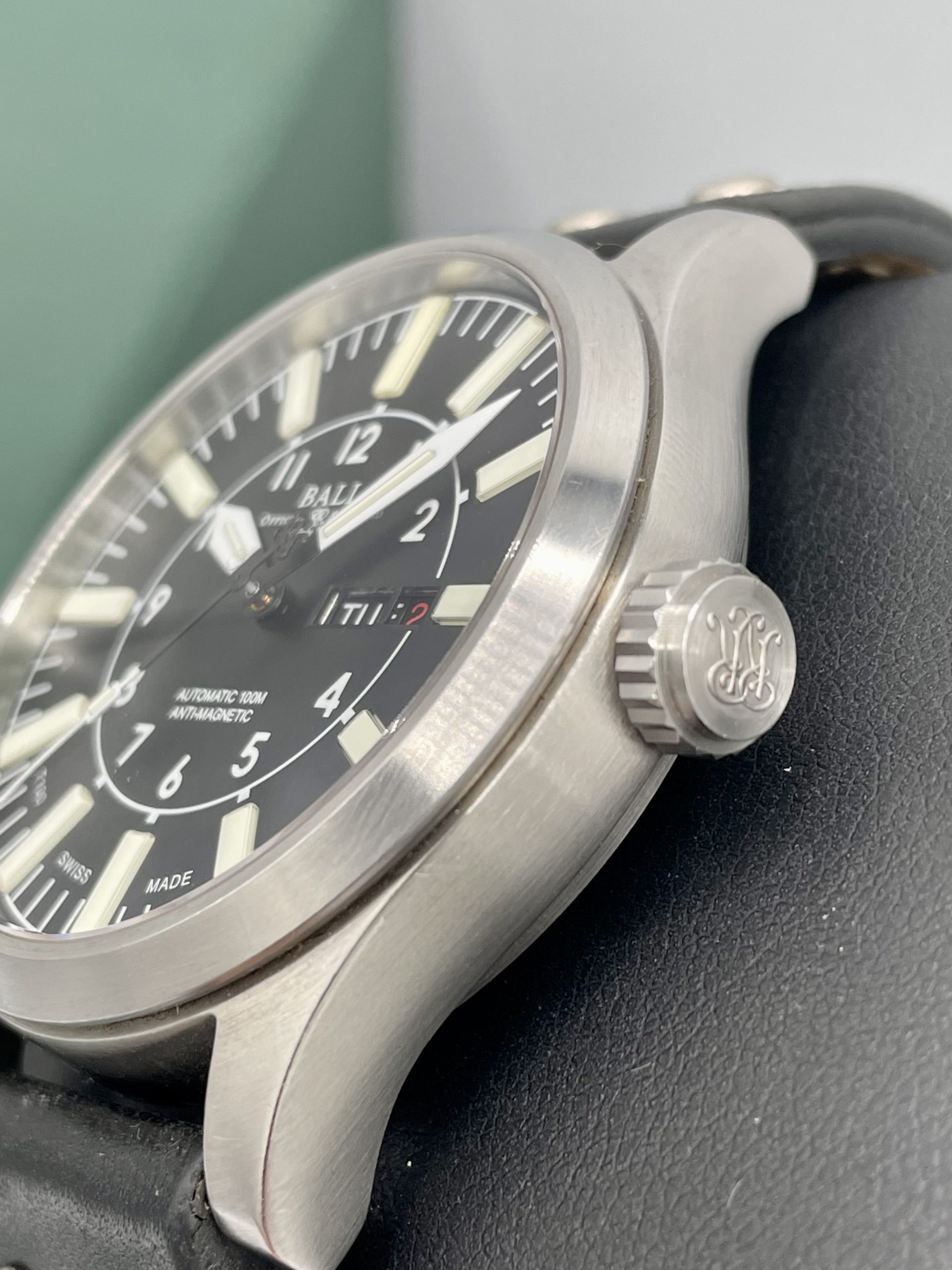 BALL Engineer Master II Aviator Swiss Automatic 46mm Stainless Steel ...