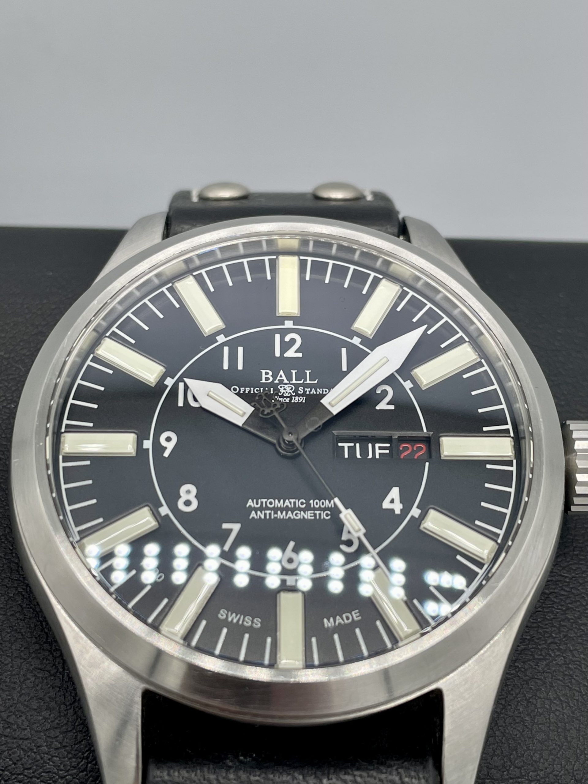 BALL Engineer Master II Aviator Swiss Automatic 46mm Stainless Steel ...