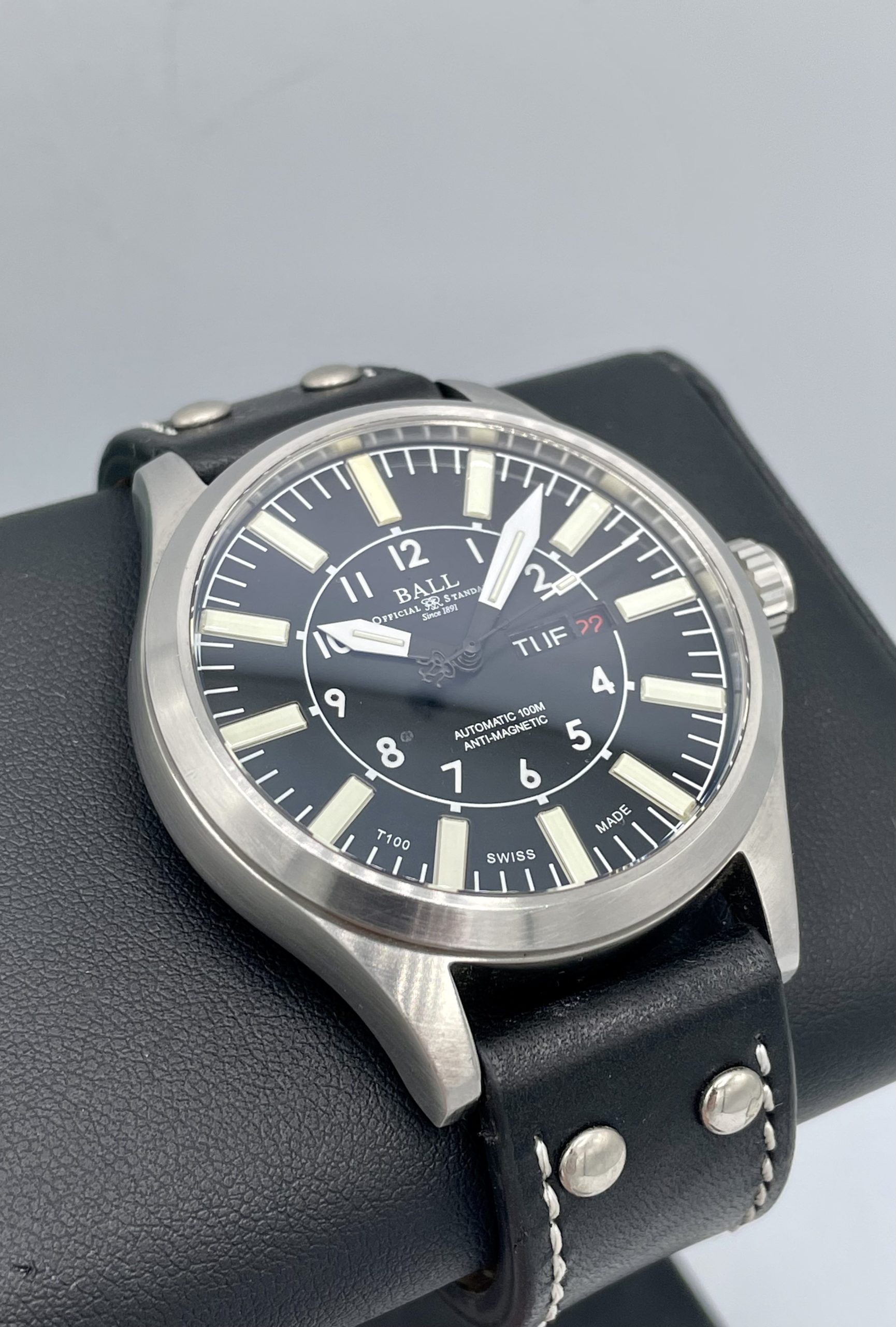 BALL Engineer Master II Aviator Swiss Automatic 46mm Stainless Steel ...