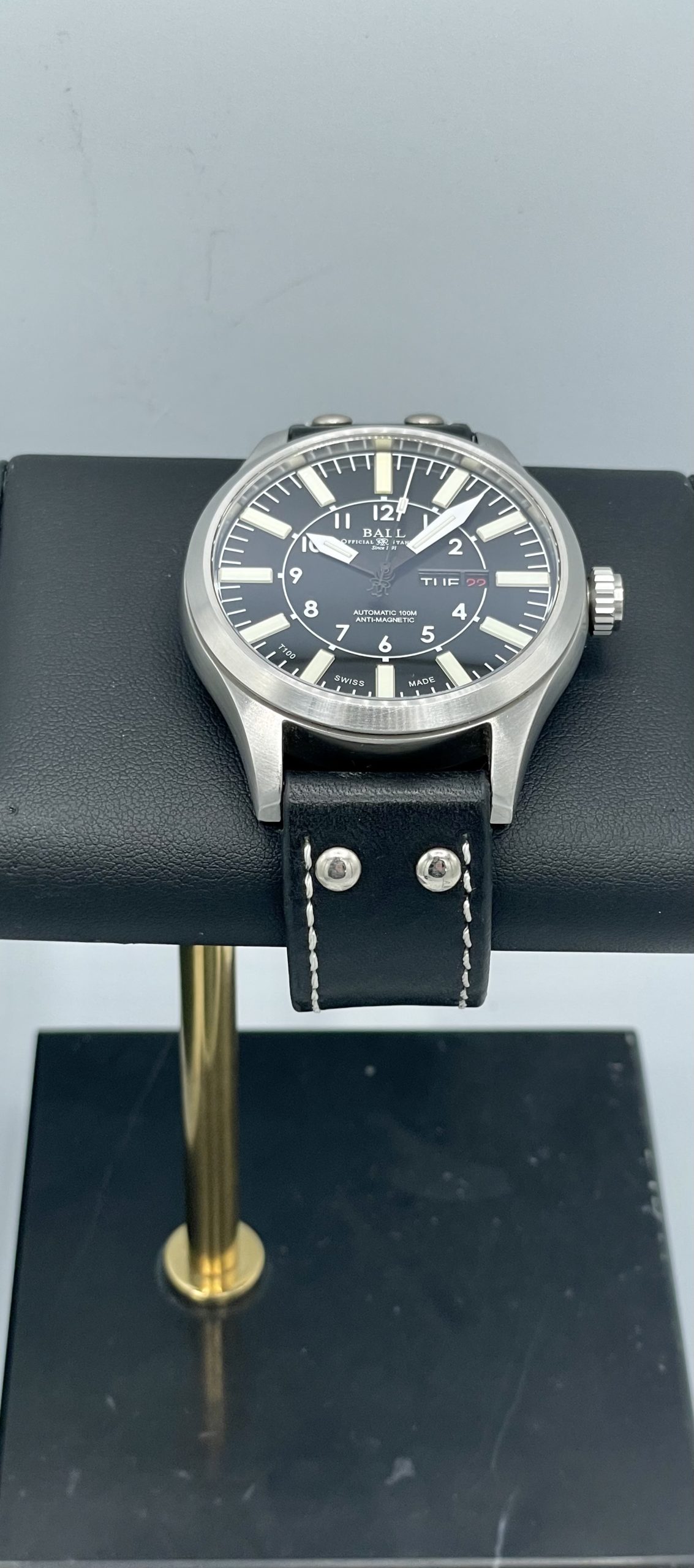 BALL Engineer Master II Aviator Swiss Automatic 46mm Stainless Steel ...