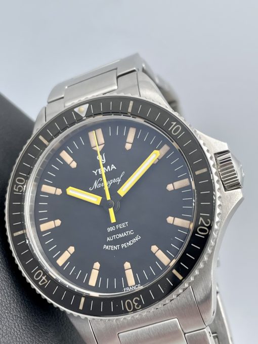 Yema Navygraf Heritage No Date 39mm 300m Diver France Automatic Matte ...