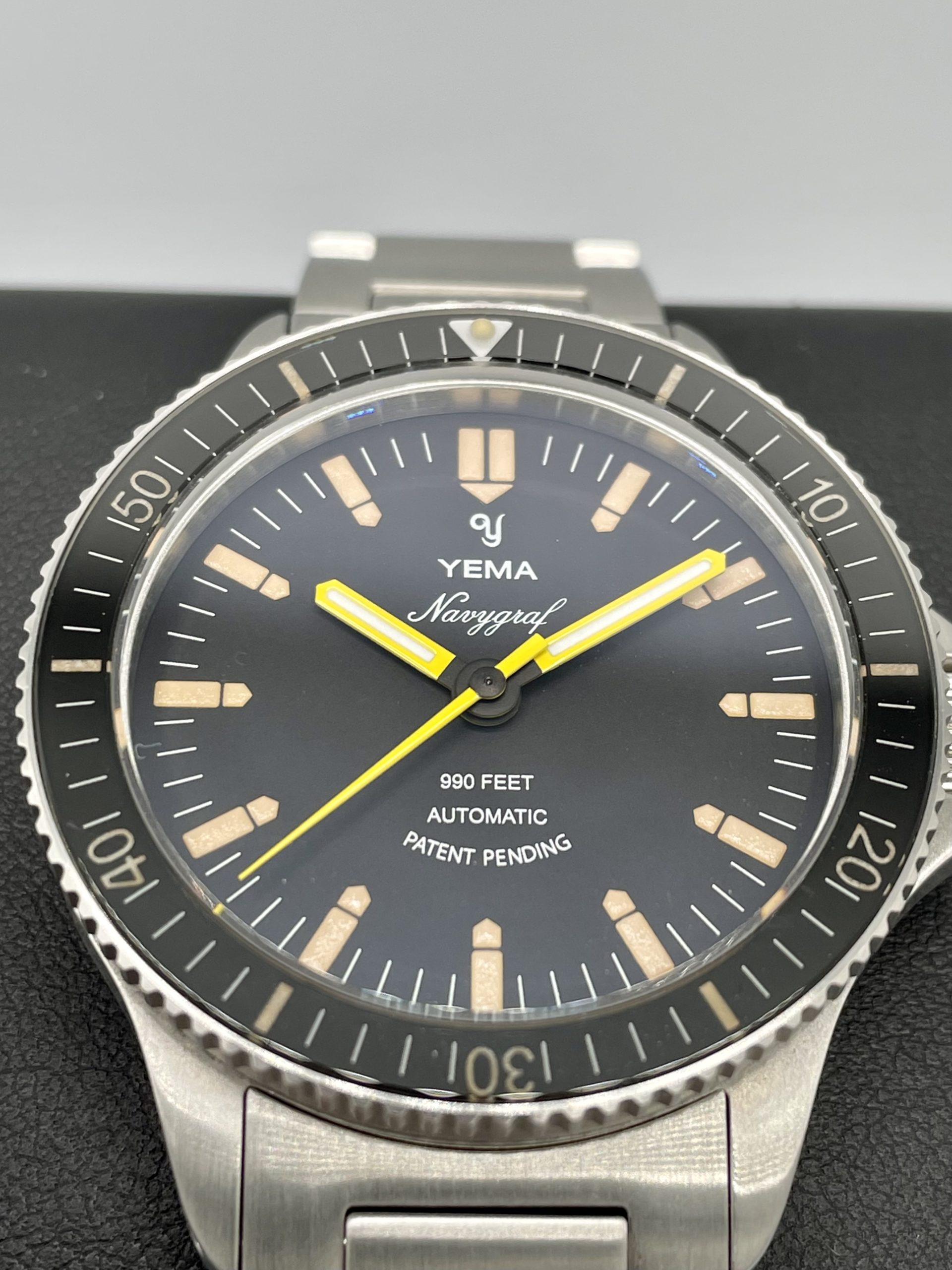 Yema Navygraf Heritage No Date 39mm 300m Diver France Automatic Matte ...
