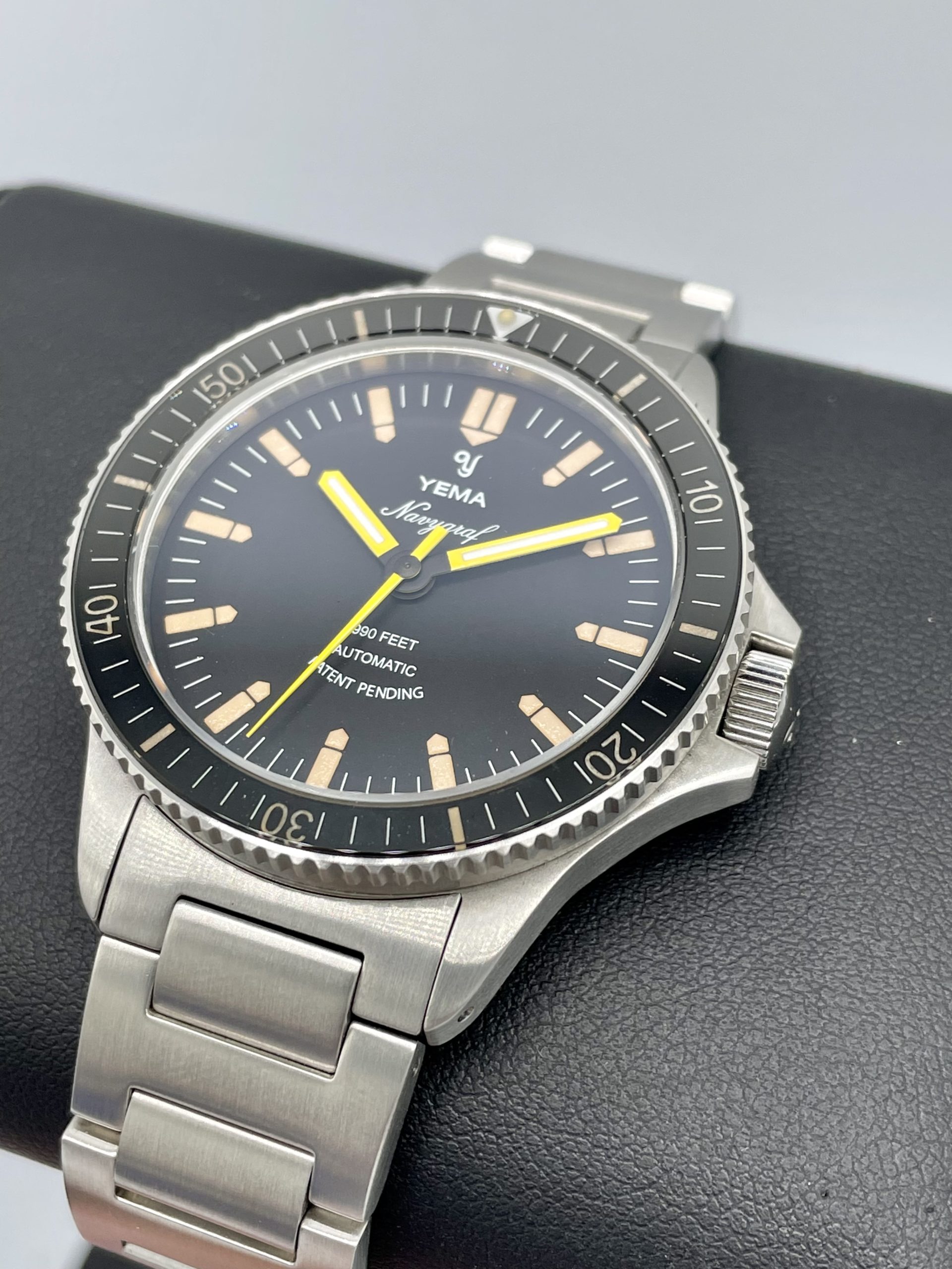Yema Navygraf Heritage No Date 39mm 300m Diver France Automatic Matte ...