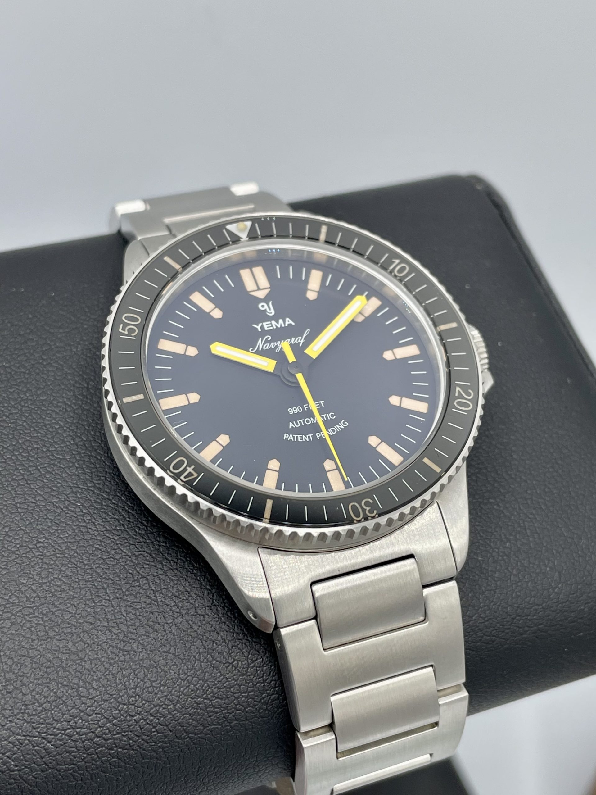 Yema Navygraf Heritage No Date 39mm 300m Diver France Automatic Matte ...