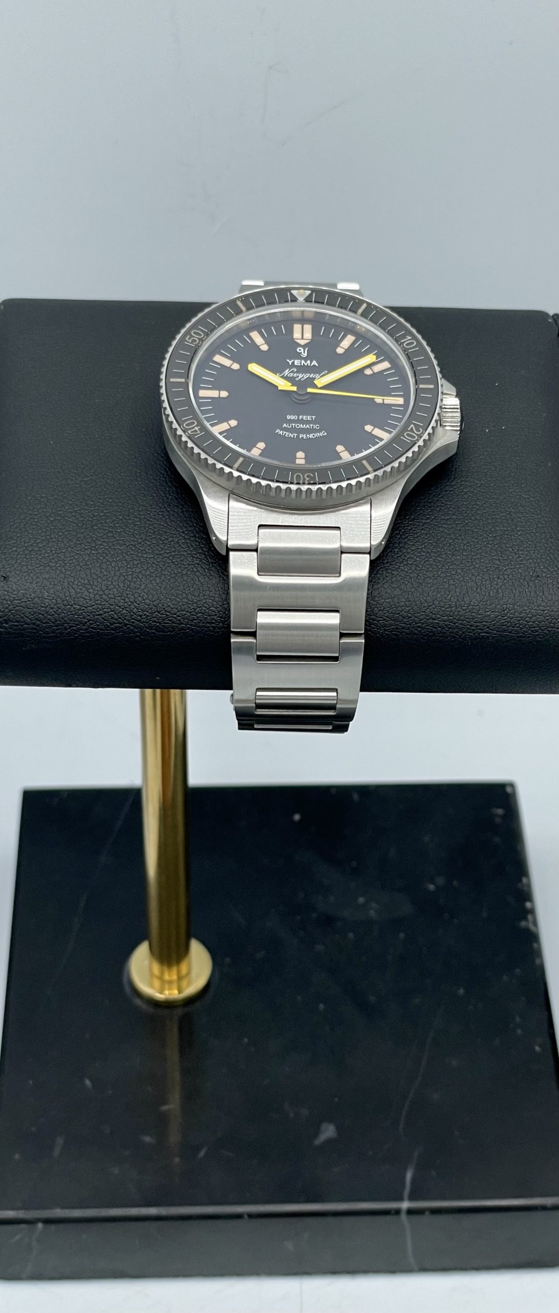 Yema Navygraf Heritage No Date 39mm 300m Diver France Automatic Matte ...