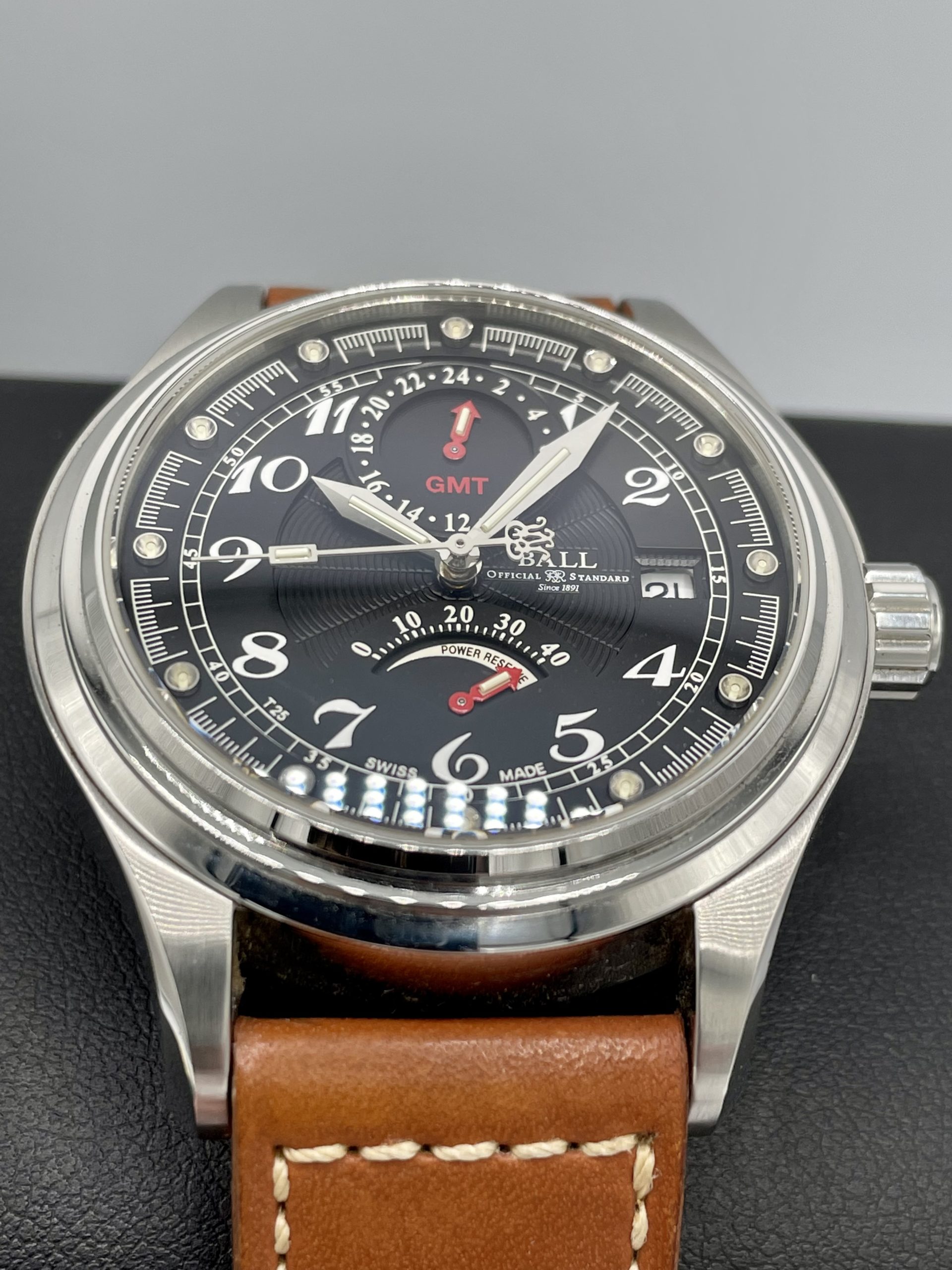 BALL Trainmaster Voyager GMT Power Reserve 1st Generation 41mm Swiss ...