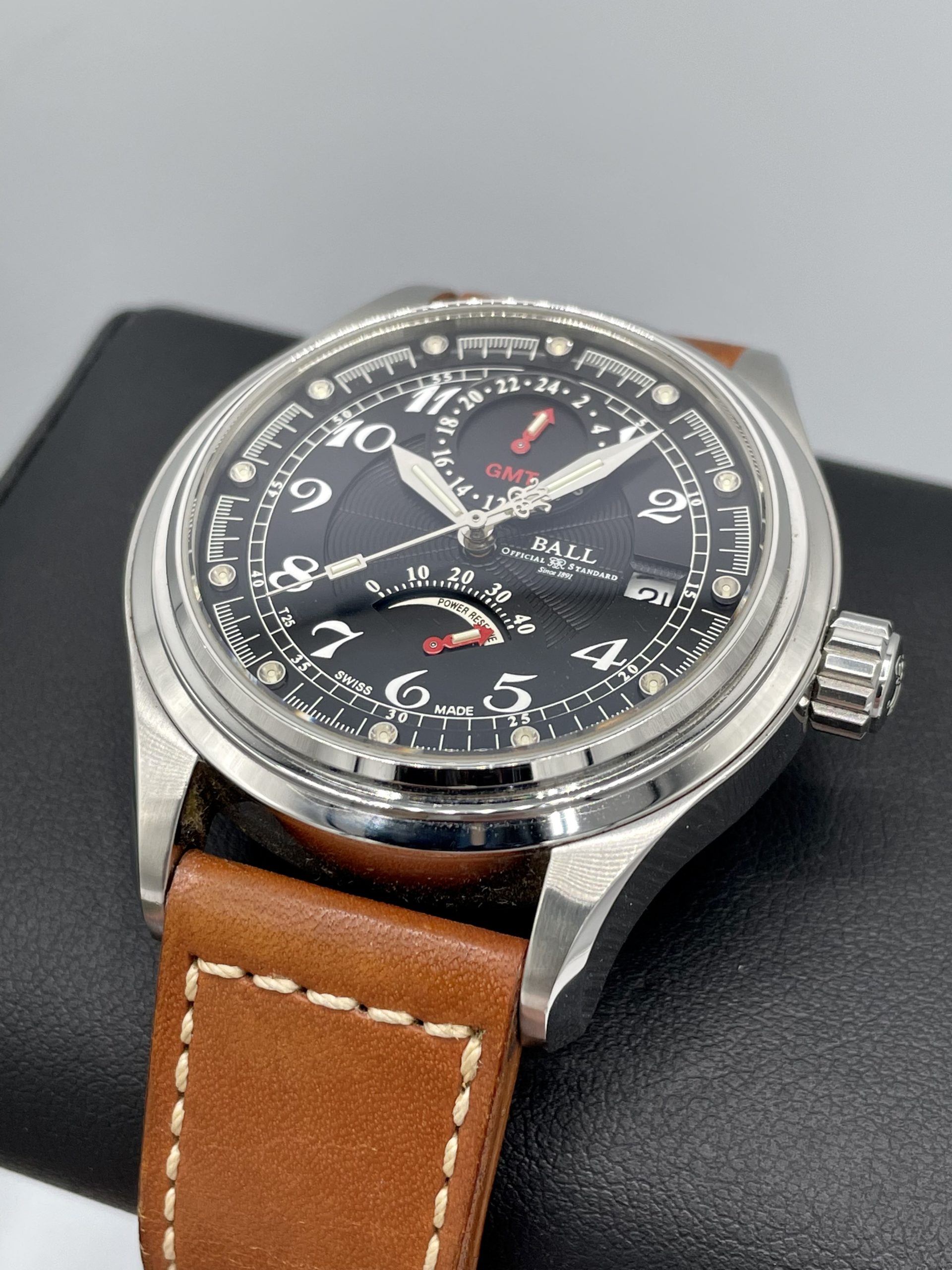BALL Trainmaster Voyager GMT Power Reserve 1st Generation 41mm Swiss ...