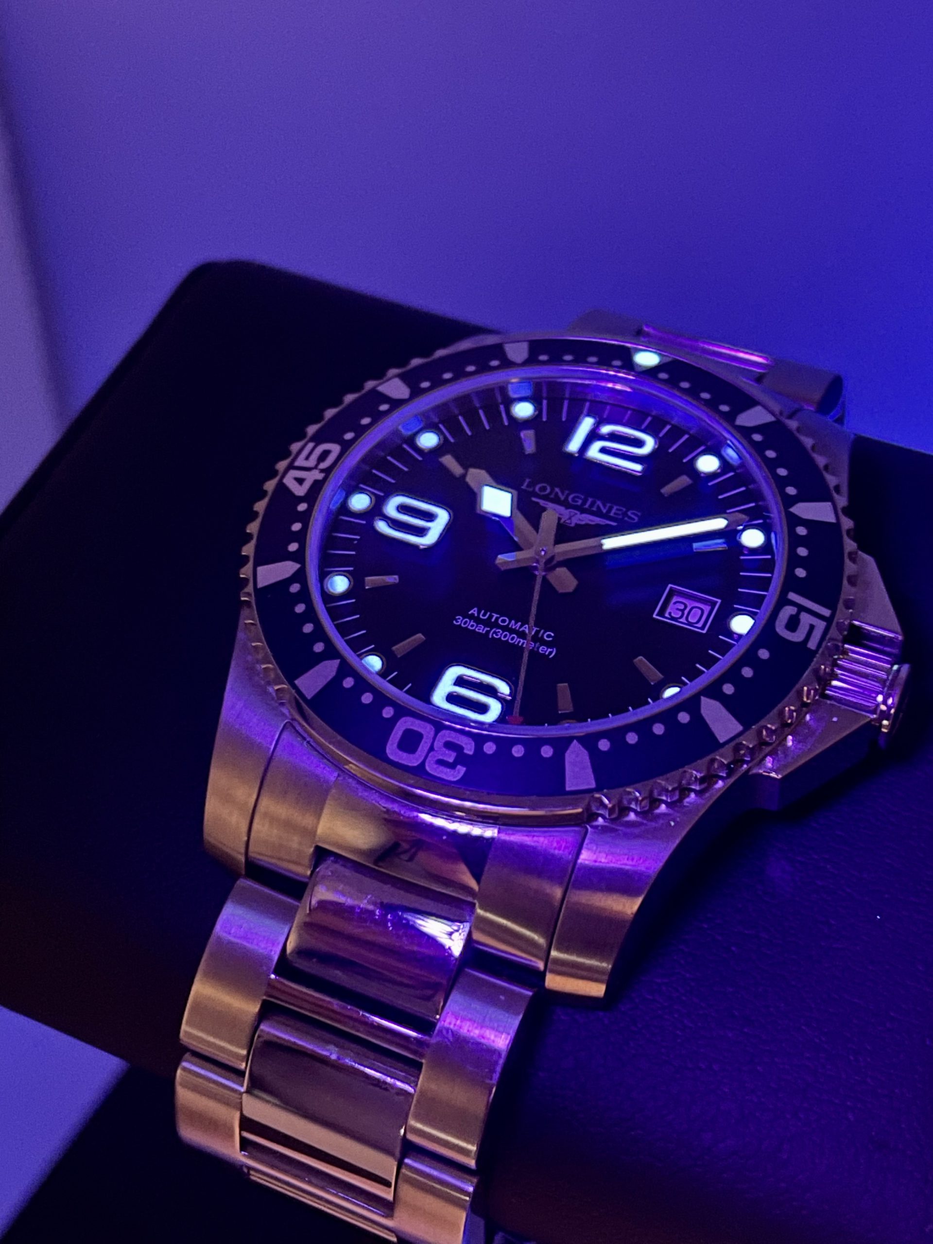 LONGINES HydroConquest Blue Dial 41mm SWISS AUTOMATIC 300M DIVER Blue ...