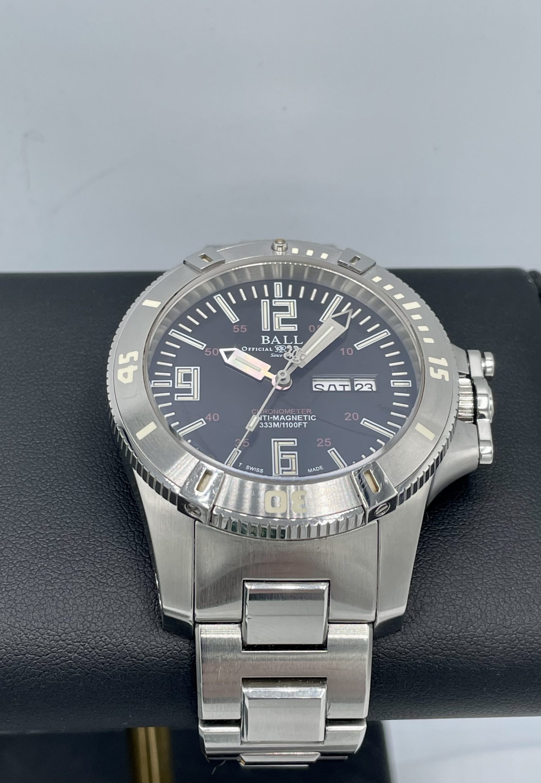 BALL Engineer Hydrocarbon Spacemaster Glow DM2036A-SCA-BK 42mm 333m ...
