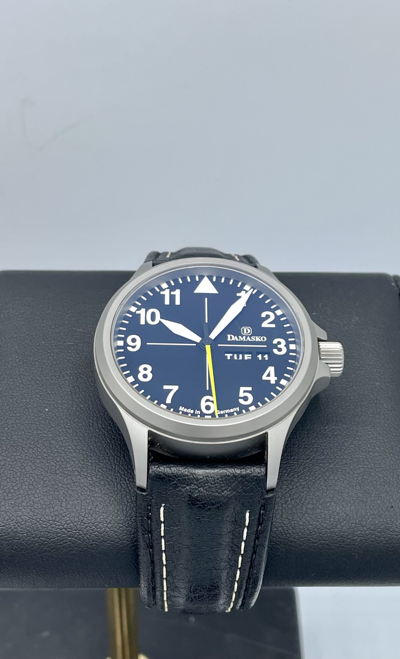 DAMASKO DA36 BLACK SWISS AUTOMATIC ETA 2836 MOVEMENT 40MM GERMAN ...