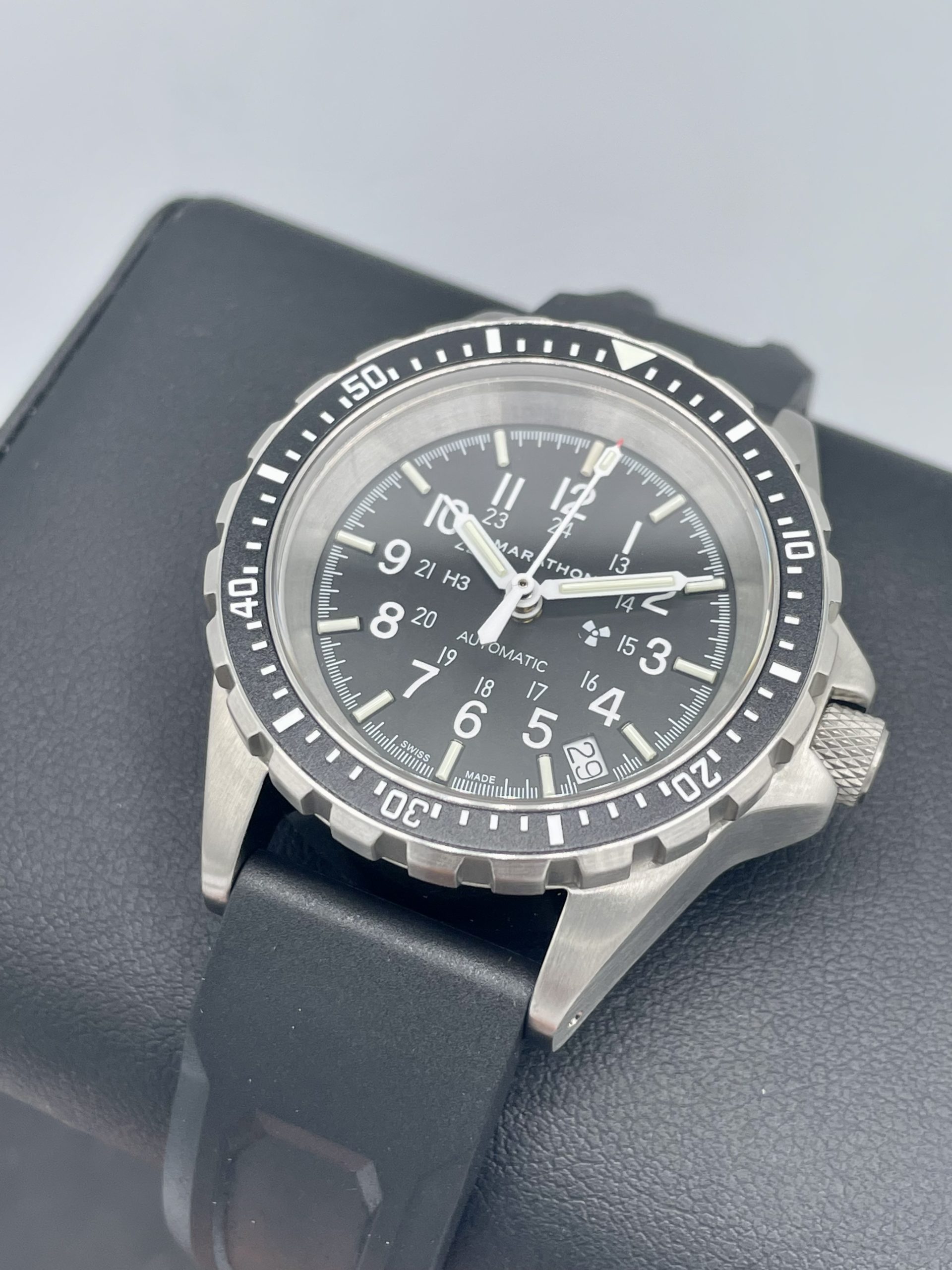 Brand New Marathon MSAR Swiss Automatic Medium 36mm 300m Diver Black ...