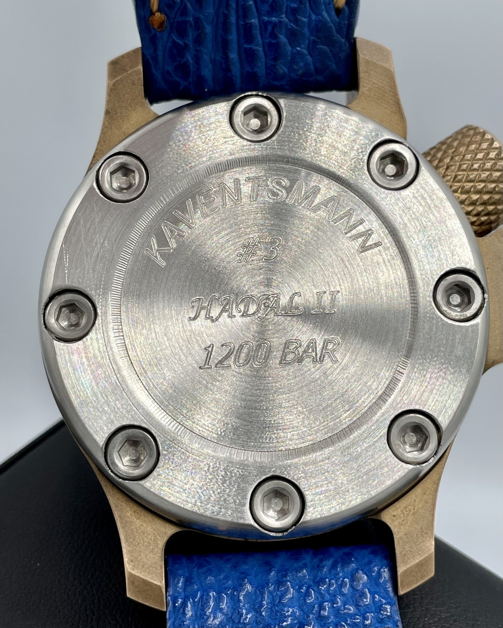 KAVENTSMANN HADAL II 12000M BRONZE SWISS AUTOMATIC GERMAN RARE PURPLE ...