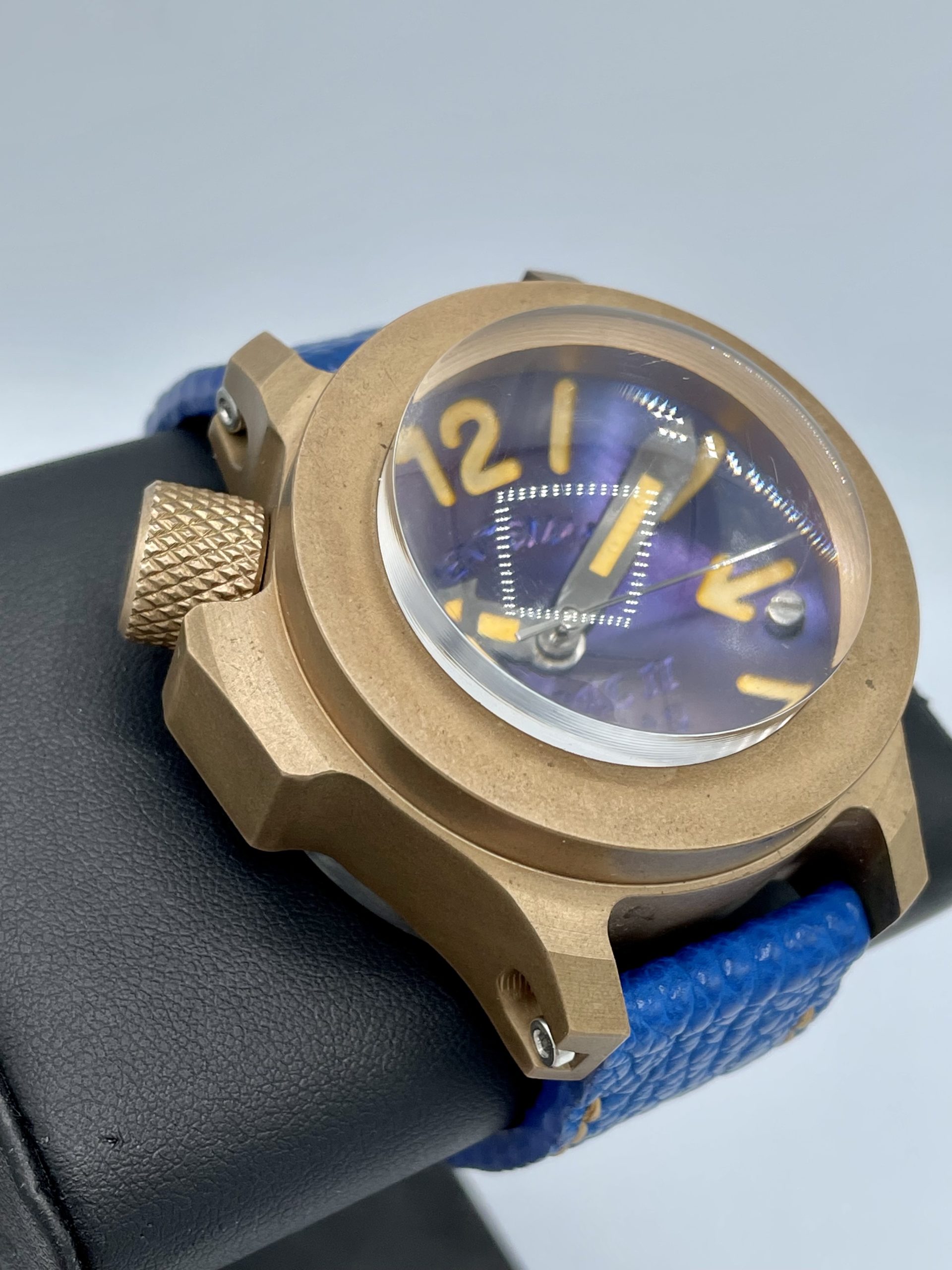 KAVENTSMANN HADAL II 12000M BRONZE SWISS AUTOMATIC GERMAN RARE PURPLE ...