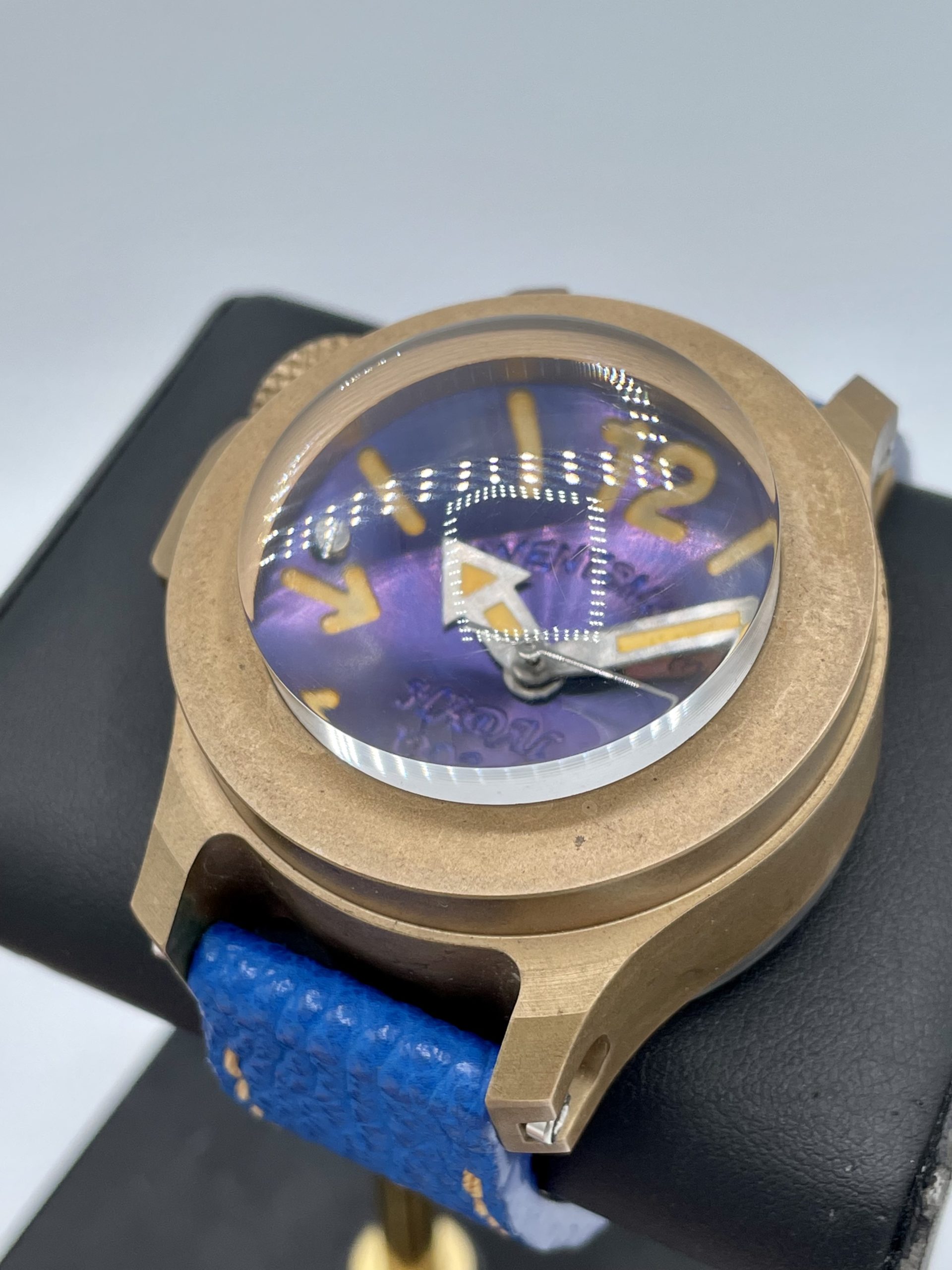 KAVENTSMANN HADAL II 12000M BRONZE SWISS AUTOMATIC GERMAN RARE PURPLE ...