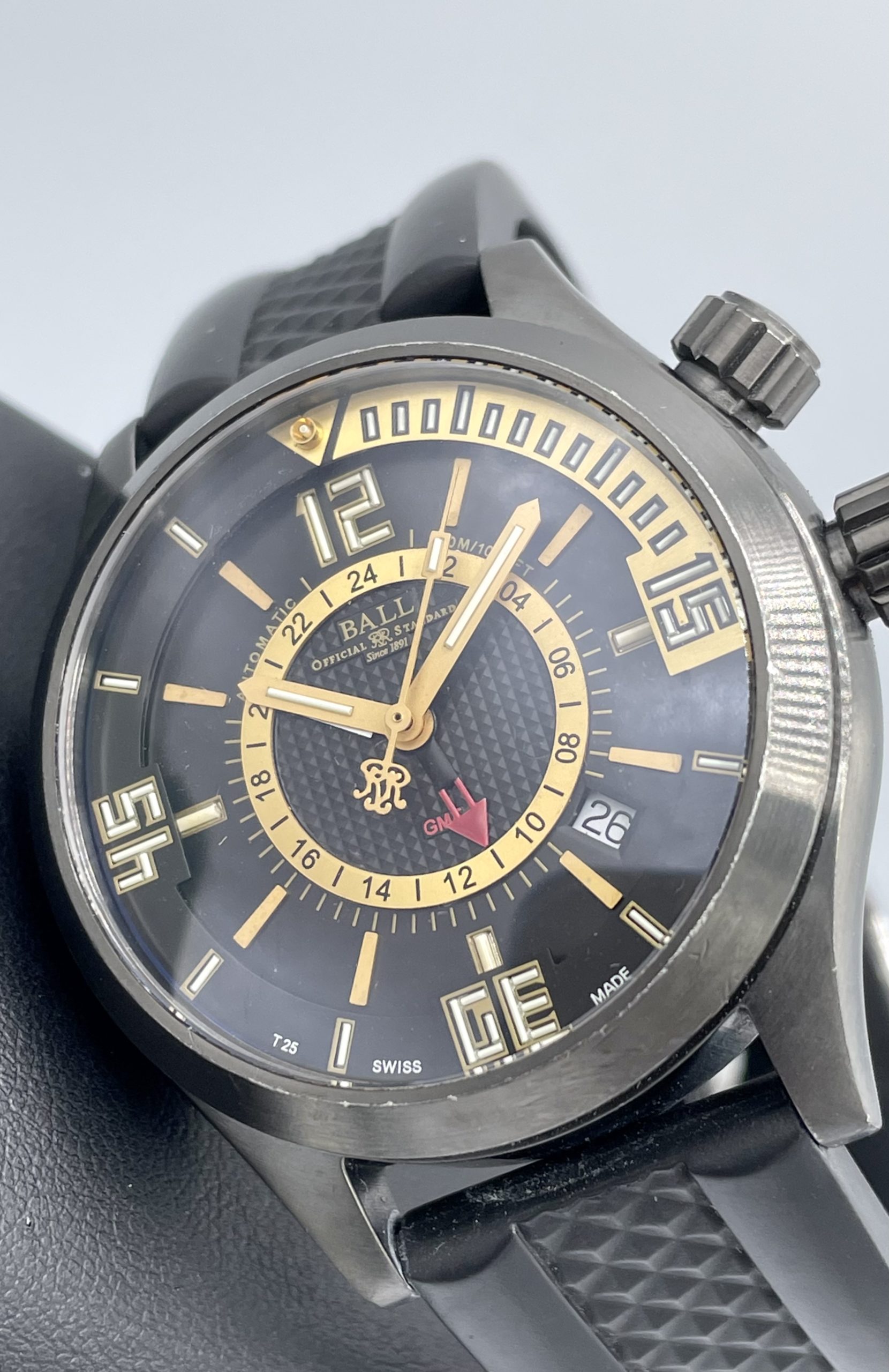 BALL Engineer Master II Diver GMT DLC DG1020A-P1AJ-BKG0 42mm 300m Diver ...