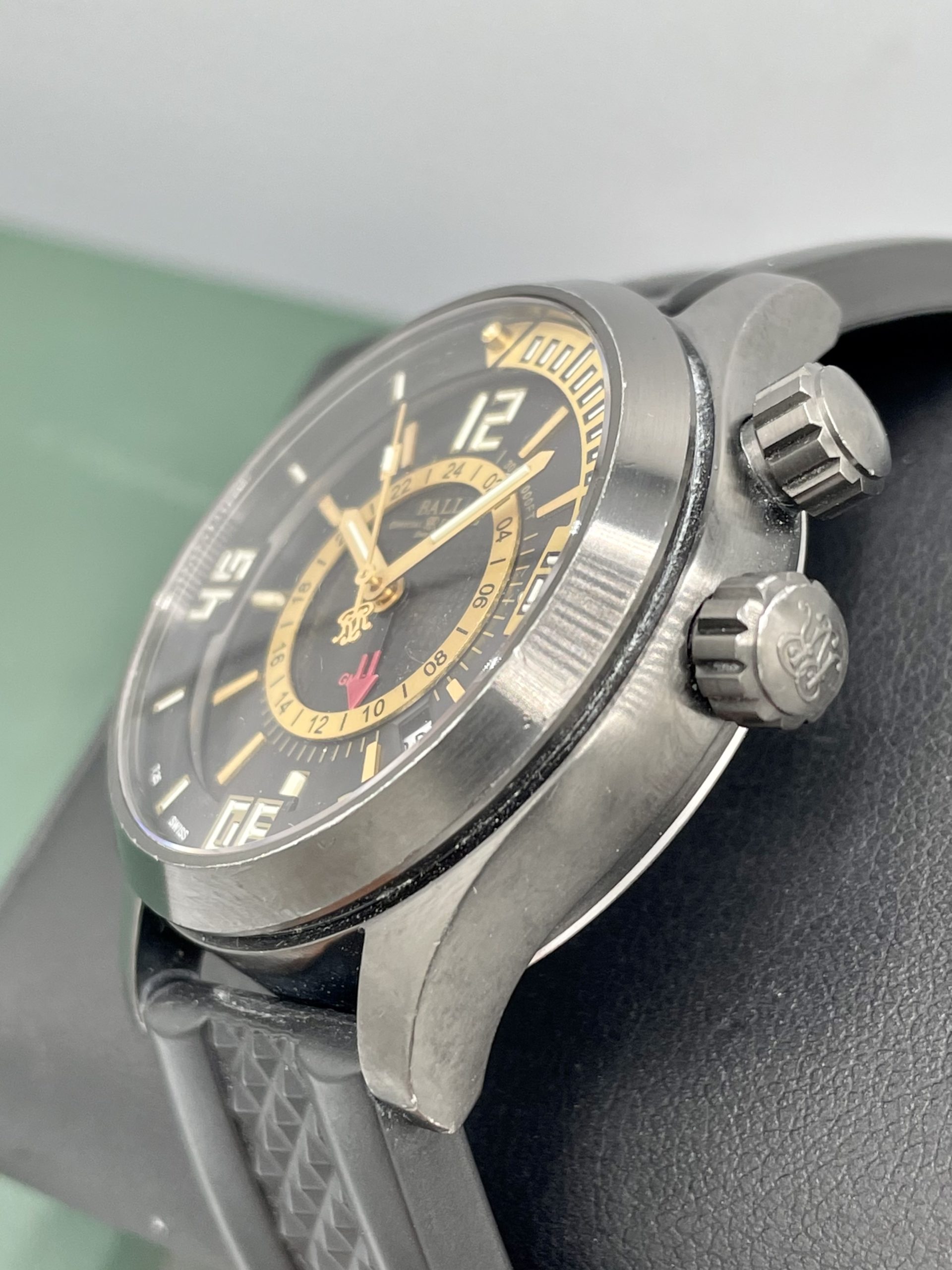 BALL Engineer Master II Diver GMT DLC DG1020A-P1AJ-BKG0 42mm 300m Diver ...