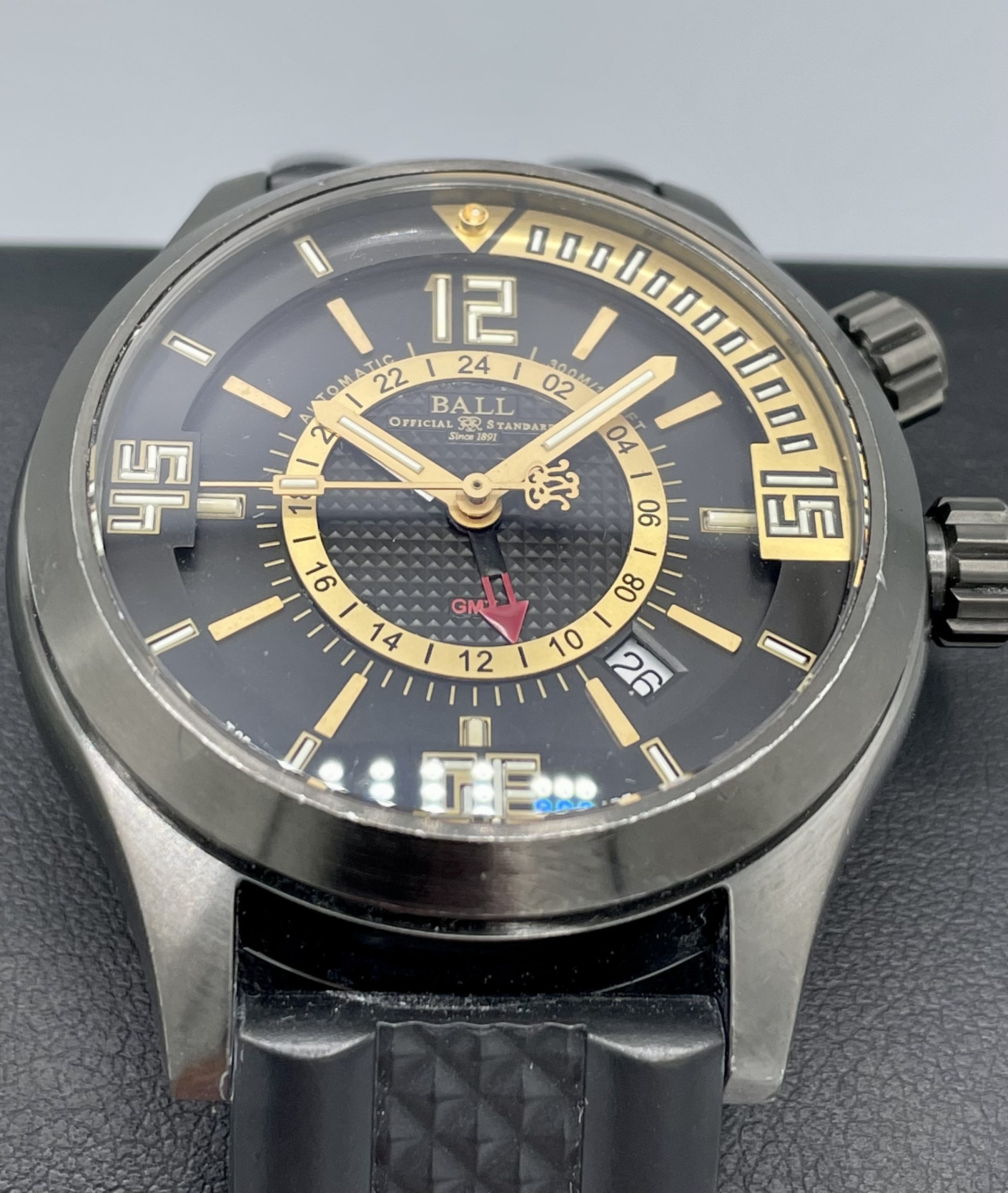 BALL Engineer Master II Diver GMT DLC DG1020A-P1AJ-BKG0 42mm 300m Diver ...