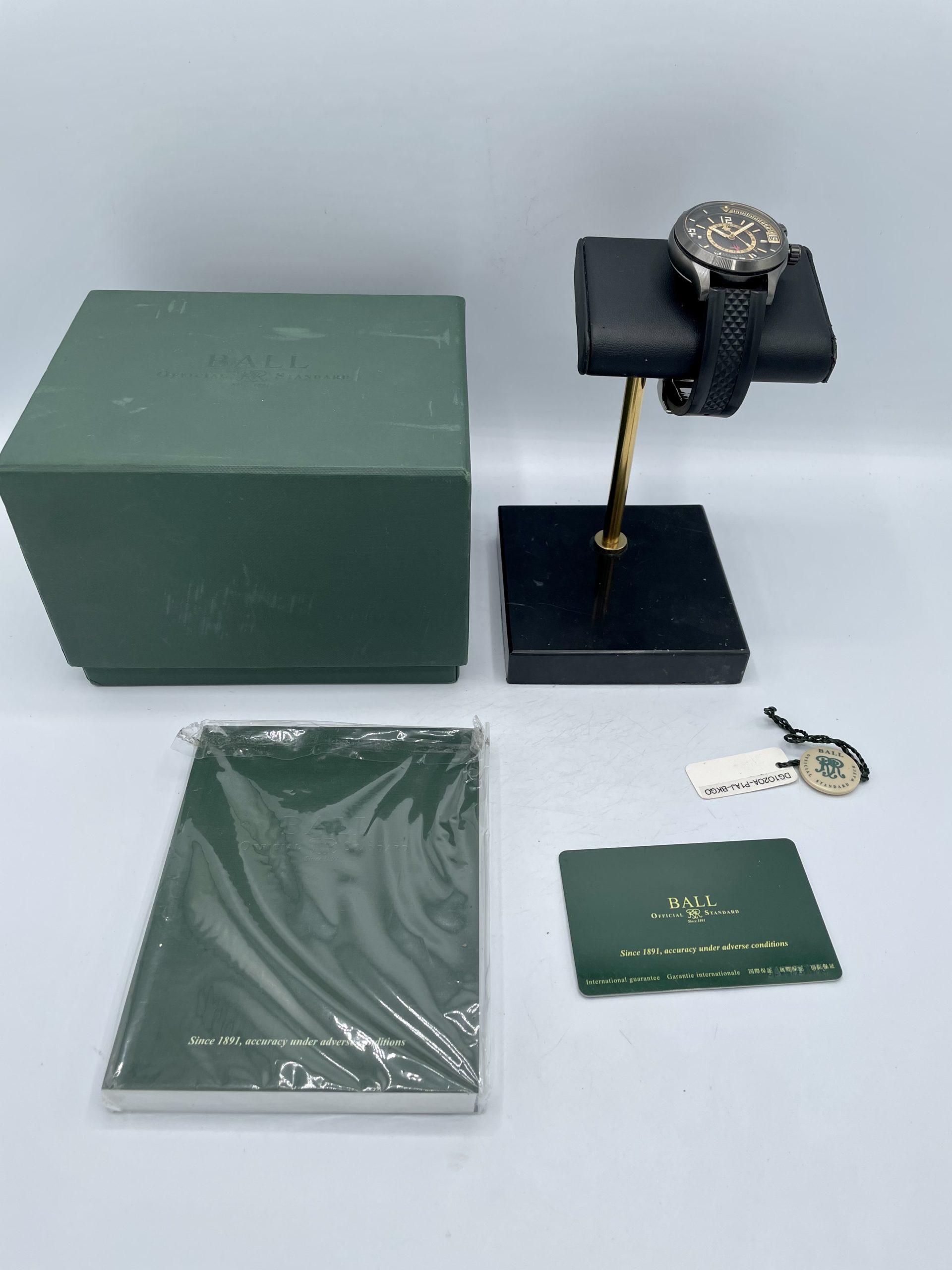 BALL Engineer Master II Diver GMT DLC DG1020A-P1AJ-BKG0 42mm 300m Diver ...