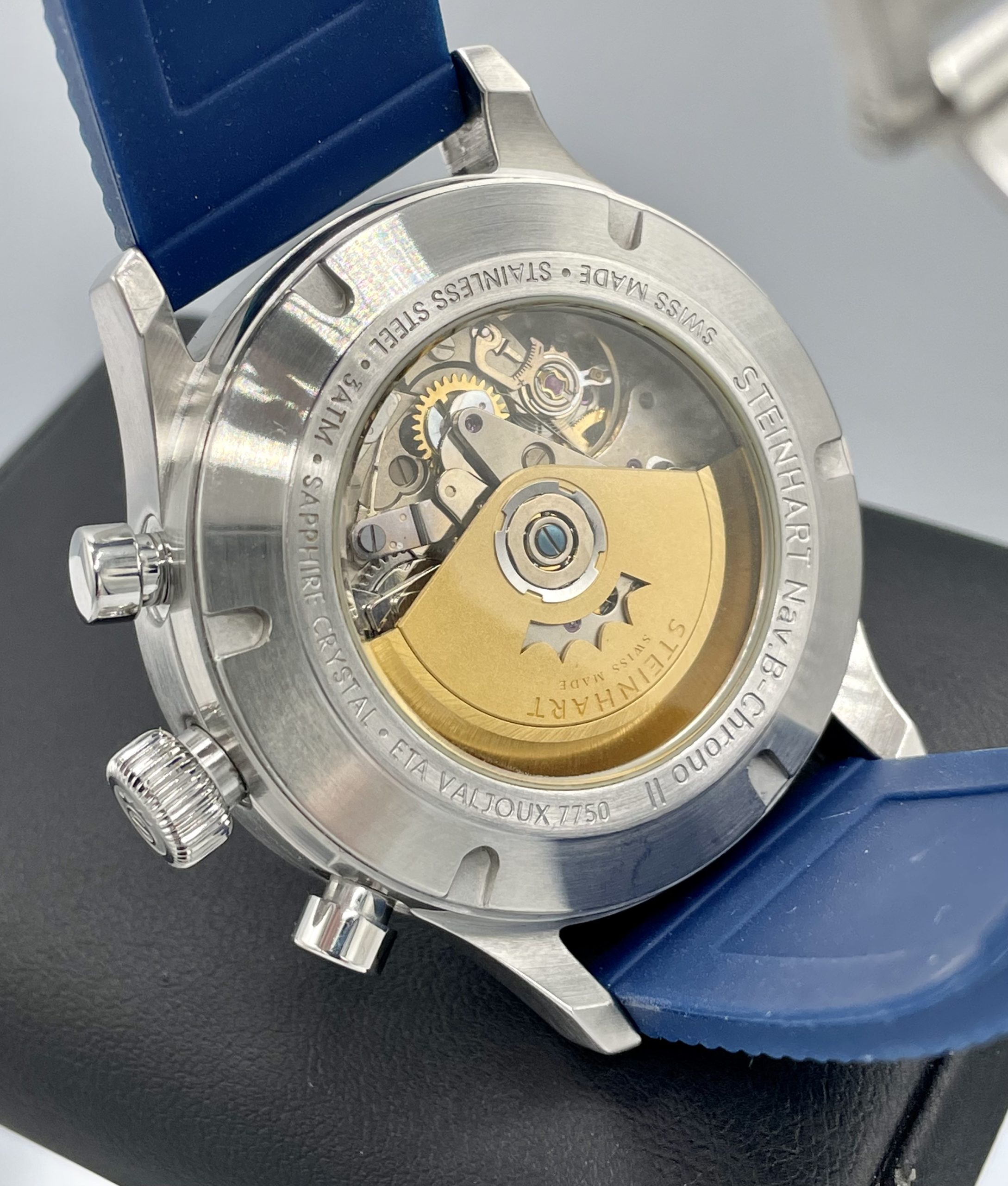 Steinhart NAV B Chrono Day Date Swiss Automatic Valjoux 7750 ...