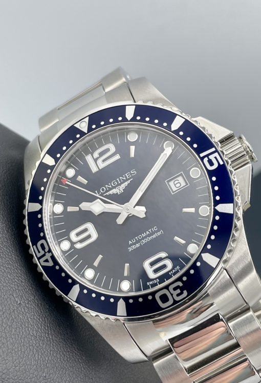 LONGINES HYDROCONQUEST BLUE DIAL 41MM SWISS AUTOMATIC 300M DIVER BLUE ...