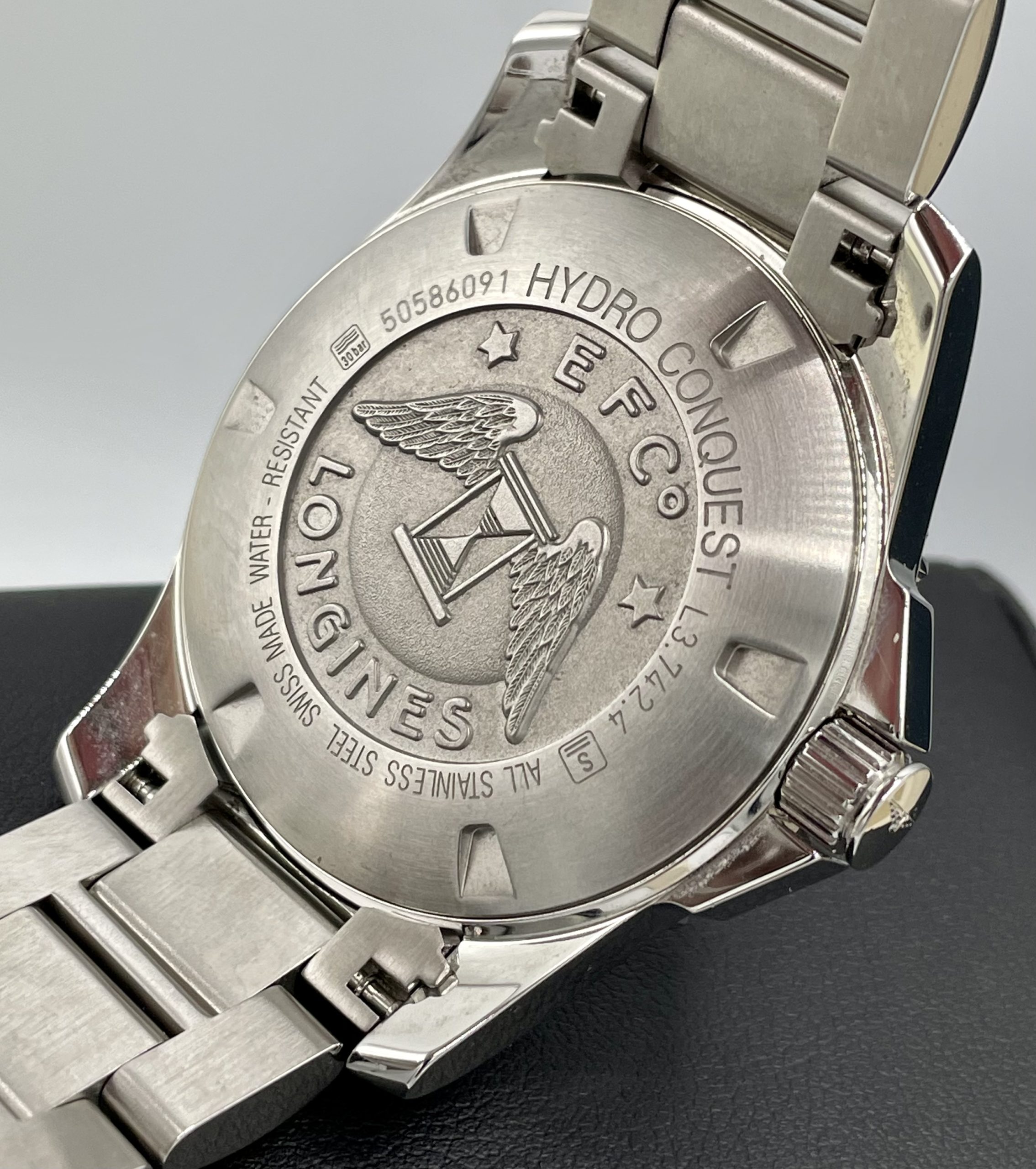 LONGINES HYDROCONQUEST BLUE DIAL 41MM SWISS AUTOMATIC 300M DIVER BLUE ...