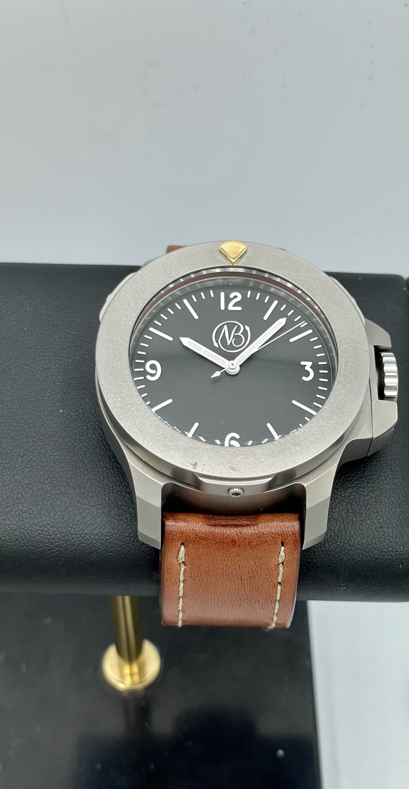 ENNEBI FONDALE 9660-100 Black Dial Swiss Automatic Titanium 47mm 1000m ...