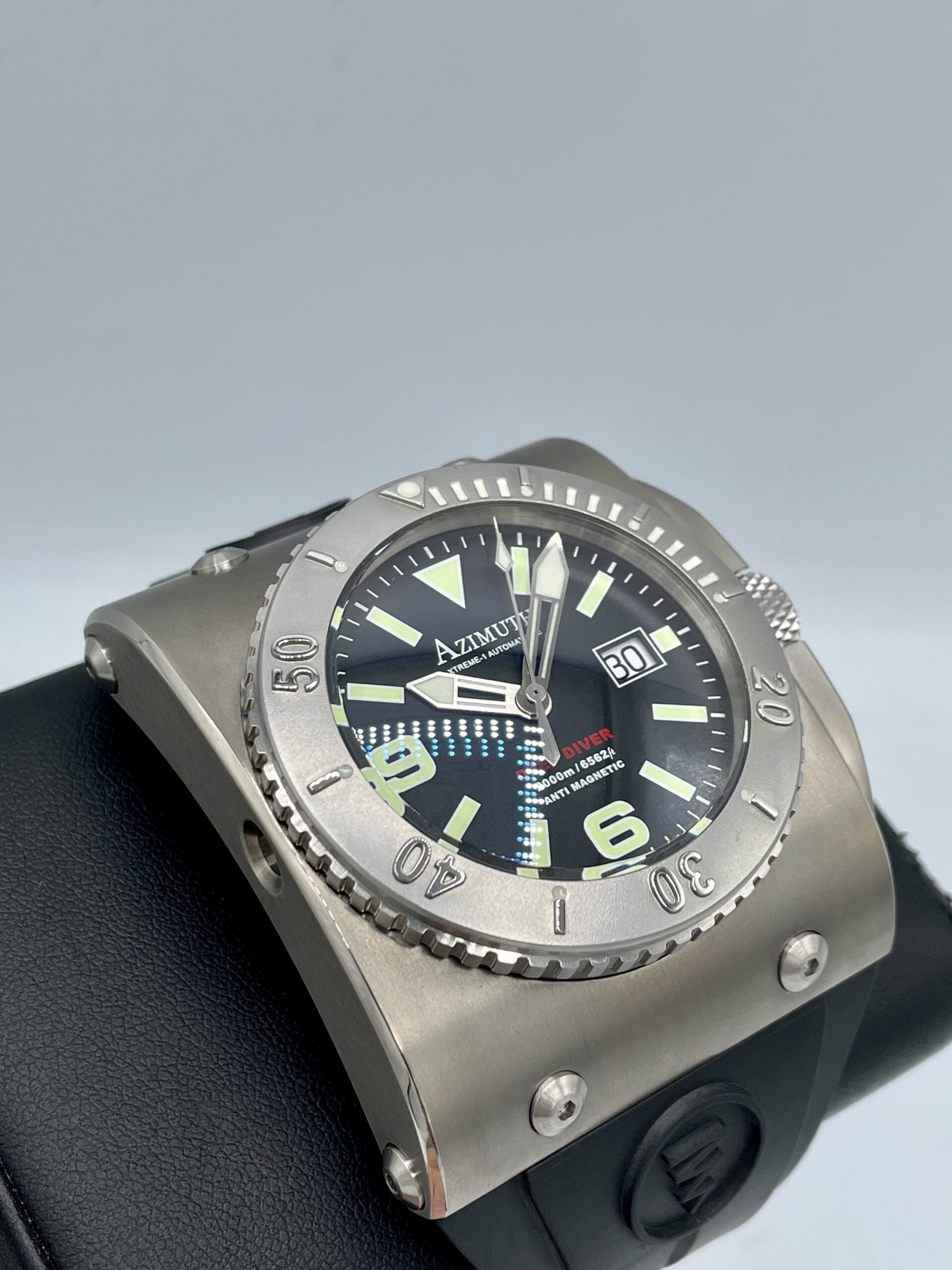 AZIMUTH XTREME-1 DEEP DIVER 2000M DIVER 46MM SWISS AUTOMATIC ETA 2826 ...