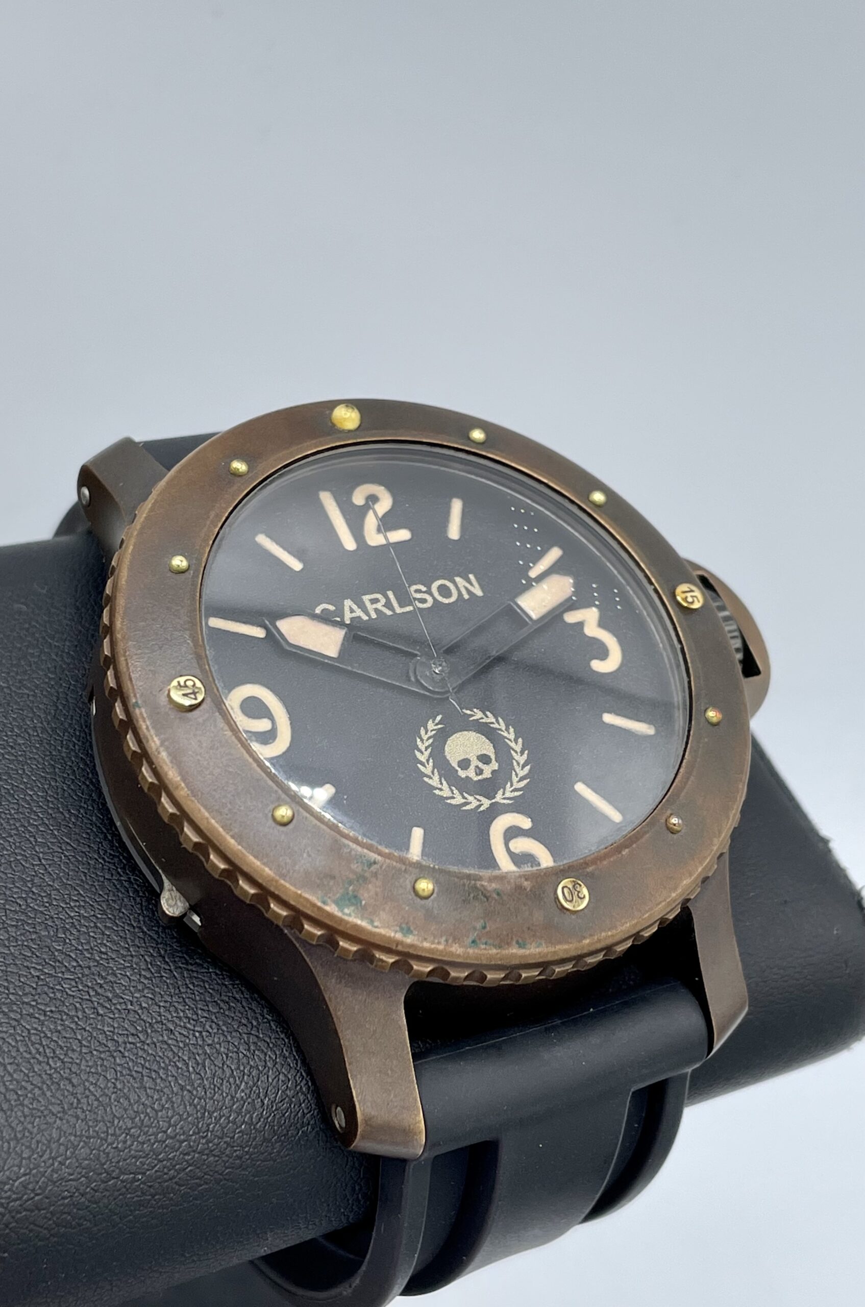 New Carlson ICON Bronze 300m Diver Swiss Automatic 21 Piece Limited ...
