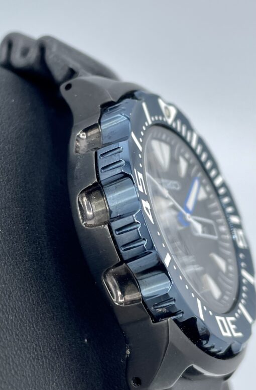 Seiko Prospex Blue Bezel Monster Automatic 43mm Exhibition Case Back ...