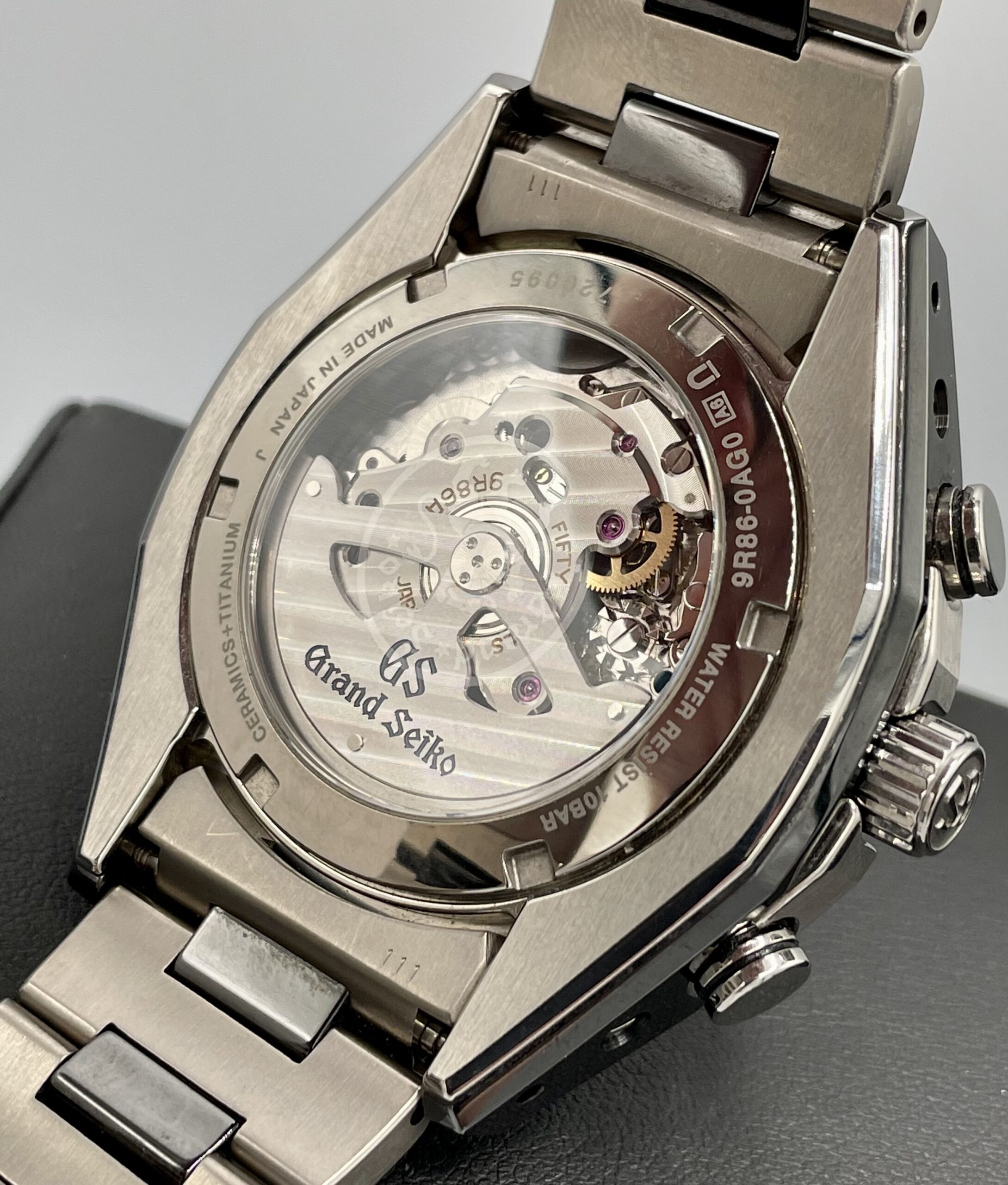 Grand Seiko Sport Spring Drive GMT Chronograph SBGC223 Titanium ...