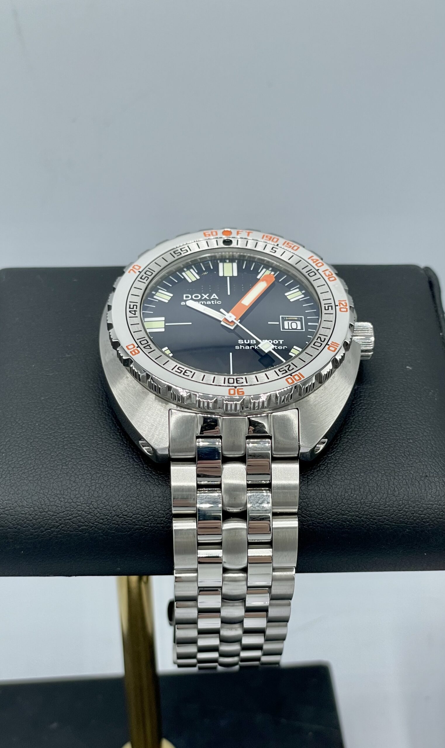 Doxa Sub 1500t Sharkhunter Swiss Automatic 1500m Diver 45mm Steel ...