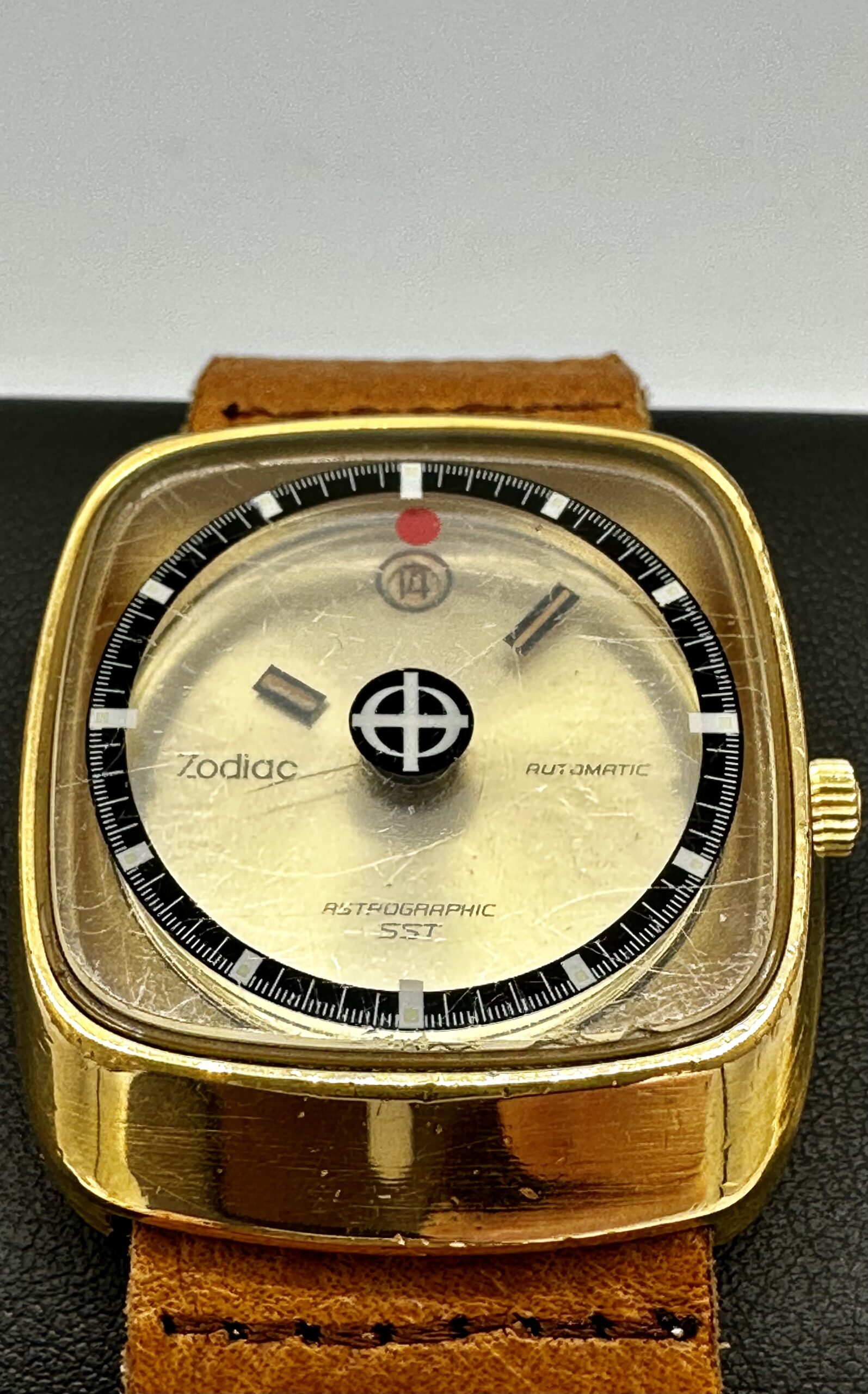 Vintage Zodiac SST Astrographic Mystery Dial 38mm Automatic Floating ...