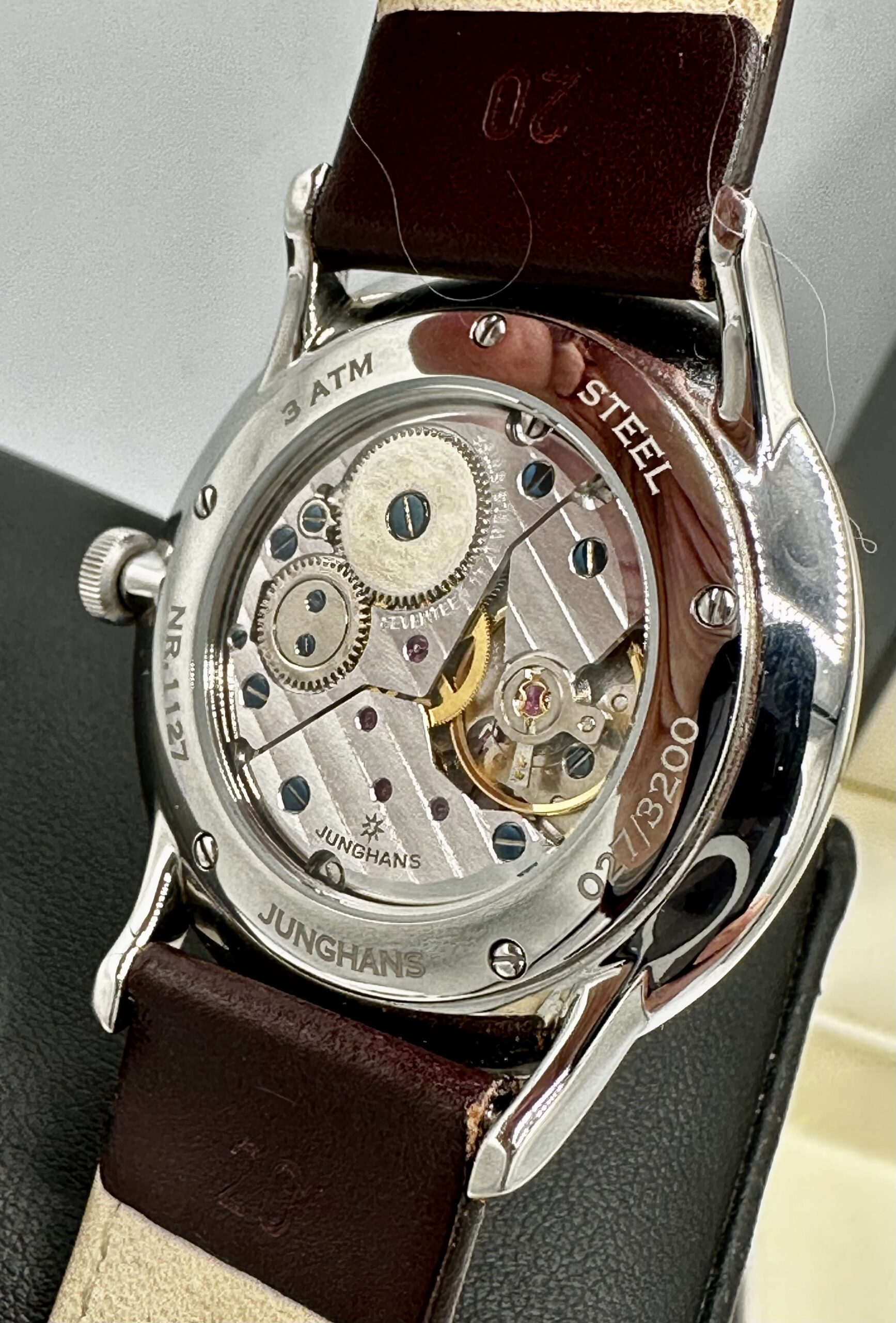Junghans Meister Handaufzug 38mm German Mechanical Handwound Stainless ...